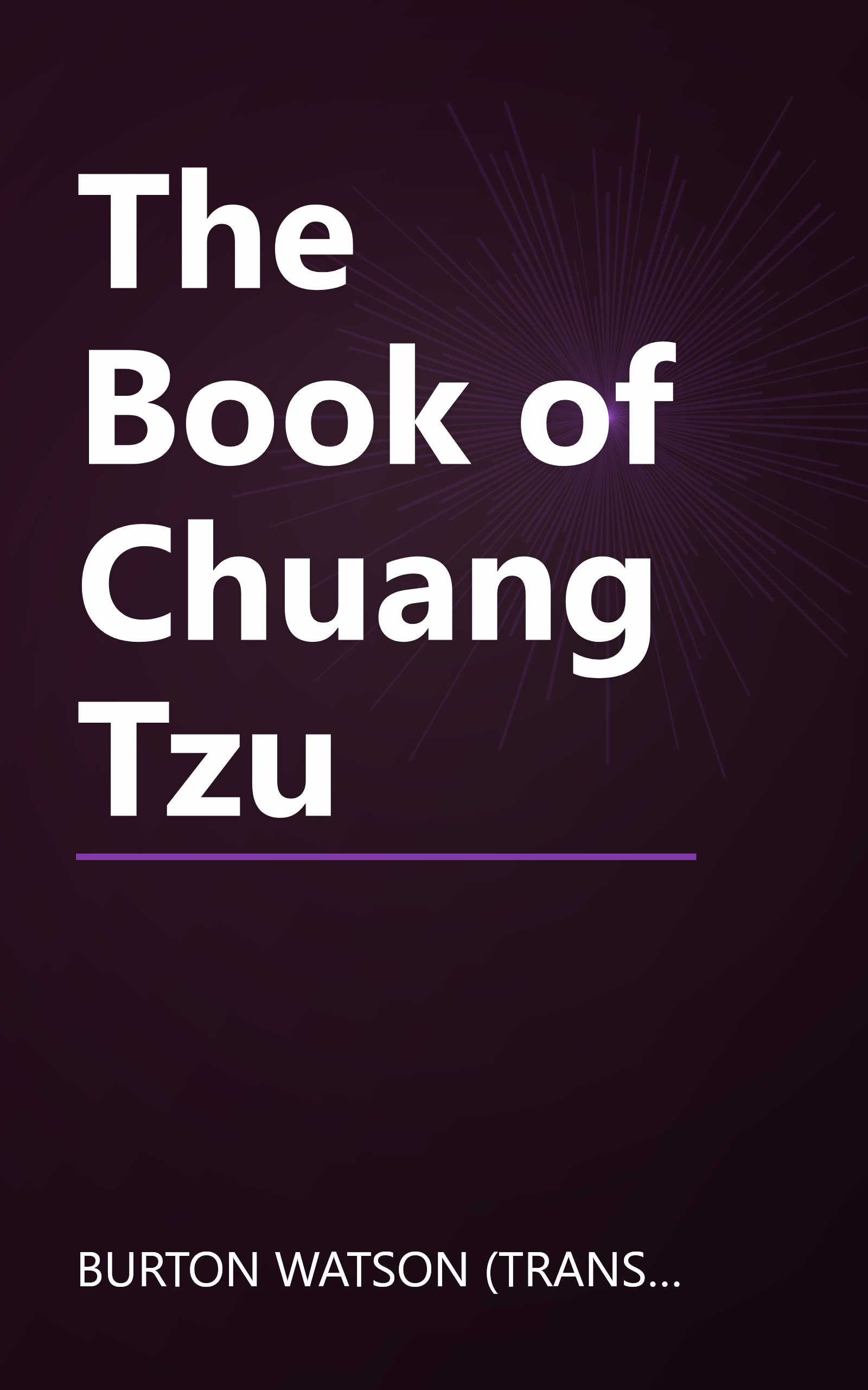 The Book of Chuang Tzu book cover