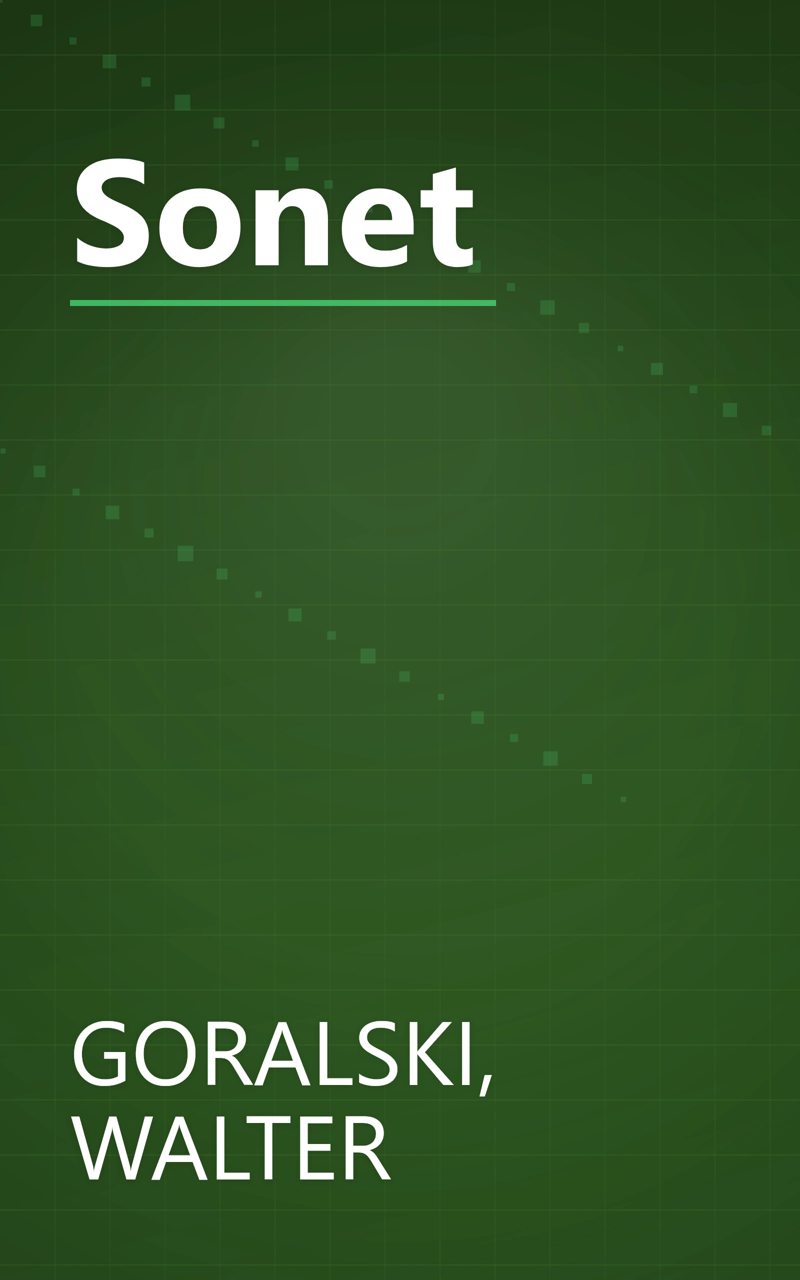 Sonet book cover