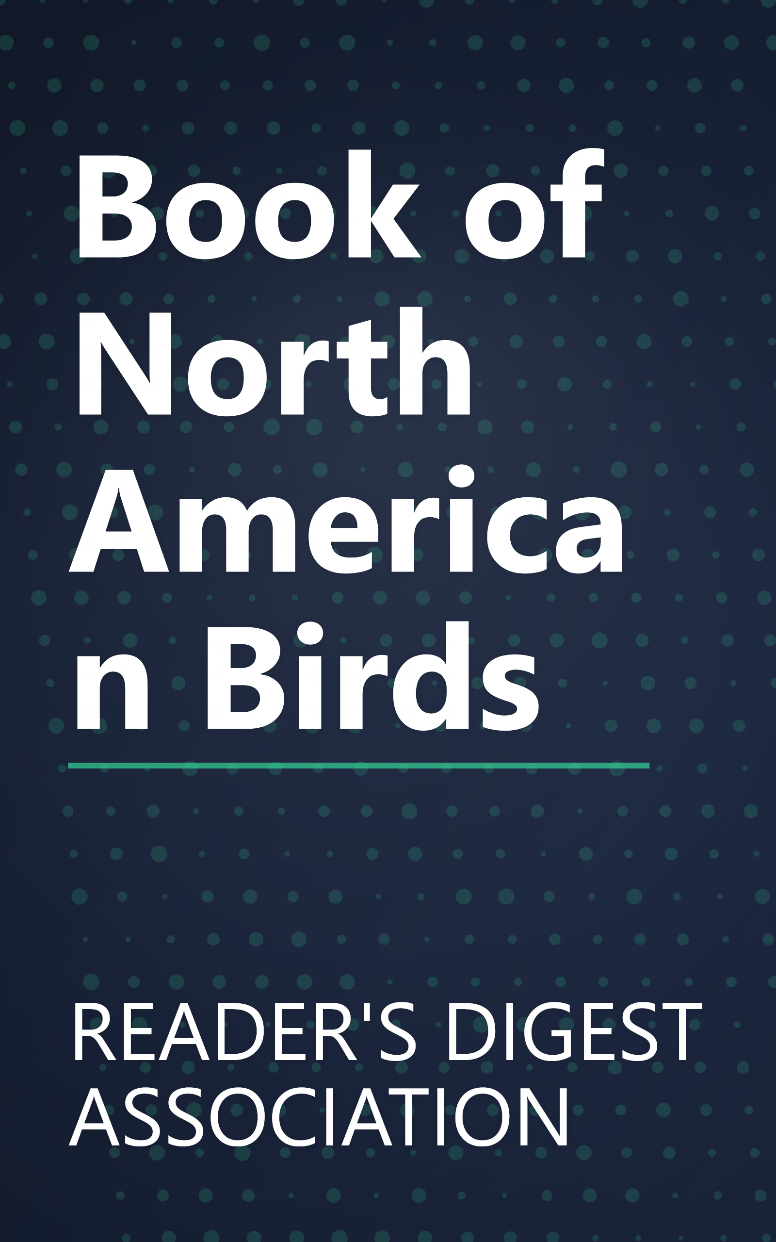 Book of North American Birds book cover