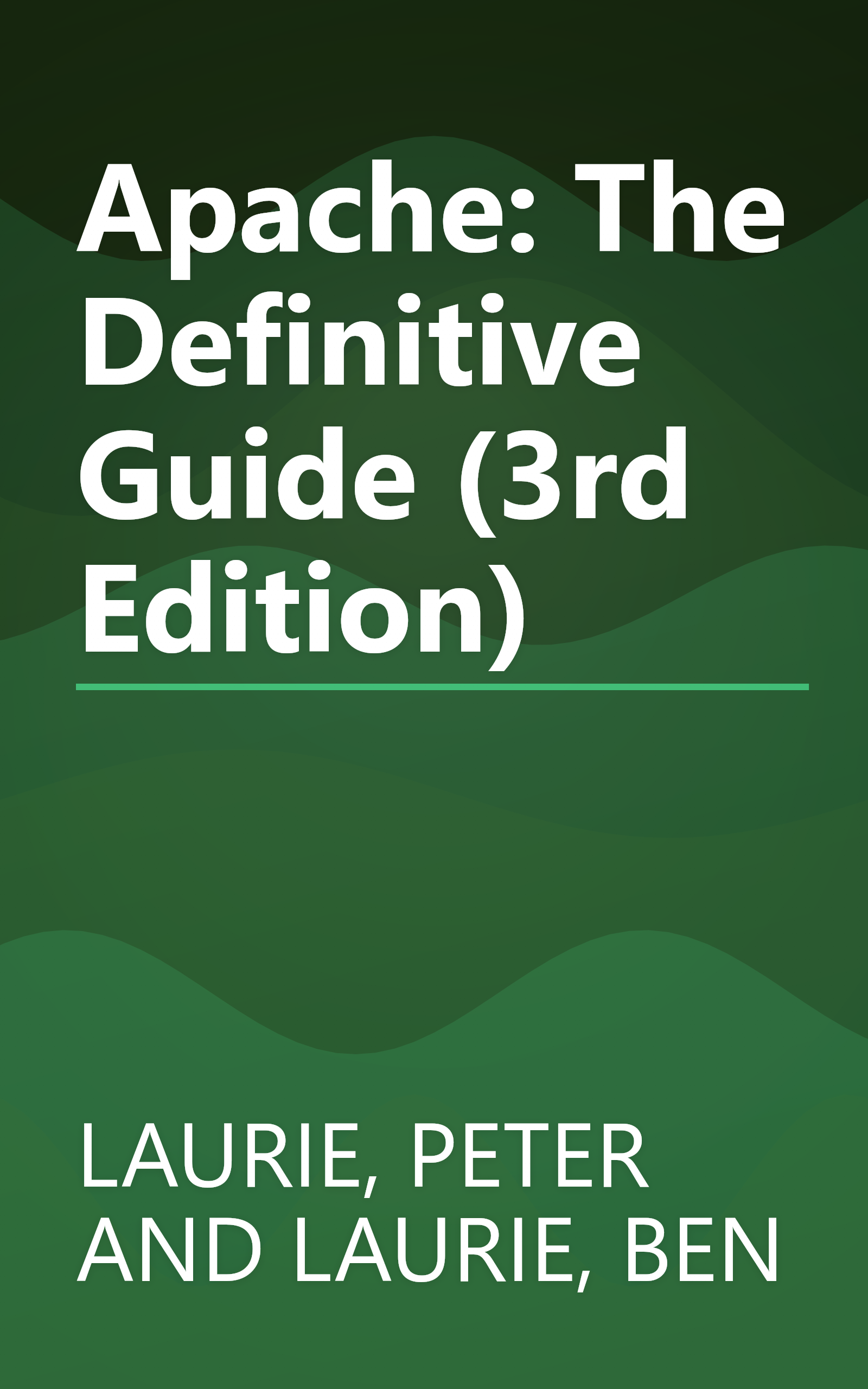 Apache: The Definitive Guide (3rd Edition) book cover