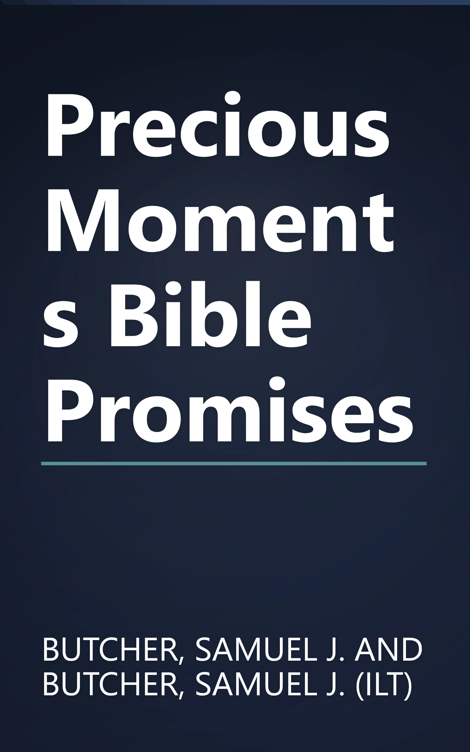 Precious Moments Bible Promises book cover