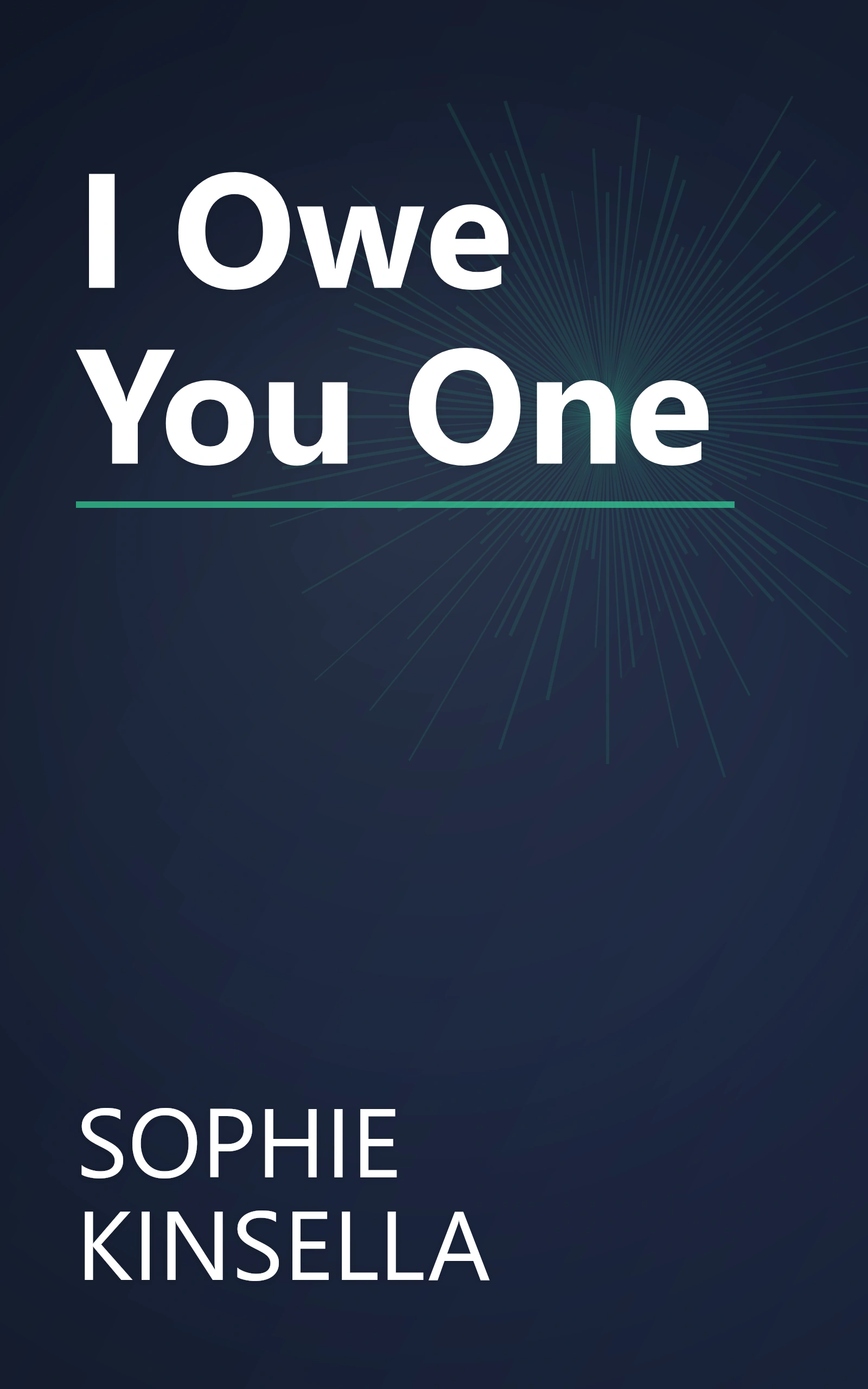 I Owe You One book cover