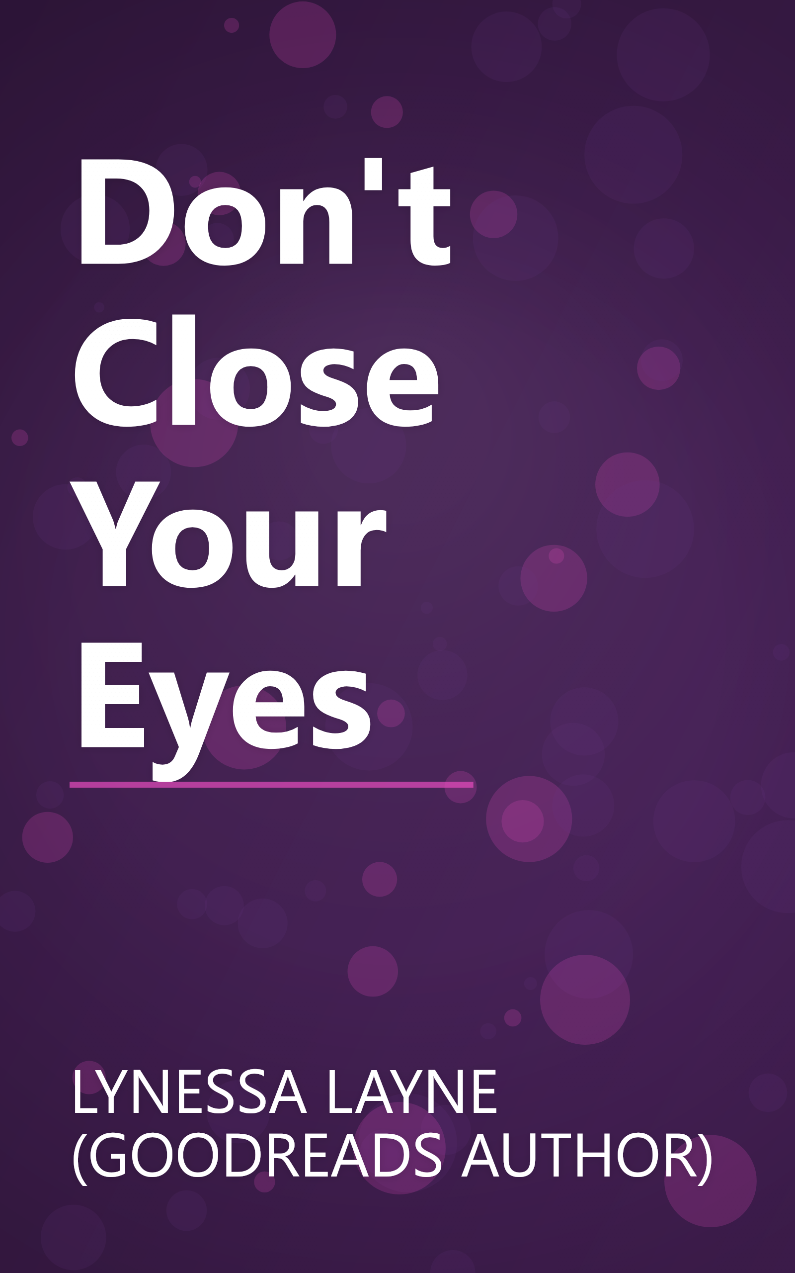 Don't Close Your Eyes book cover