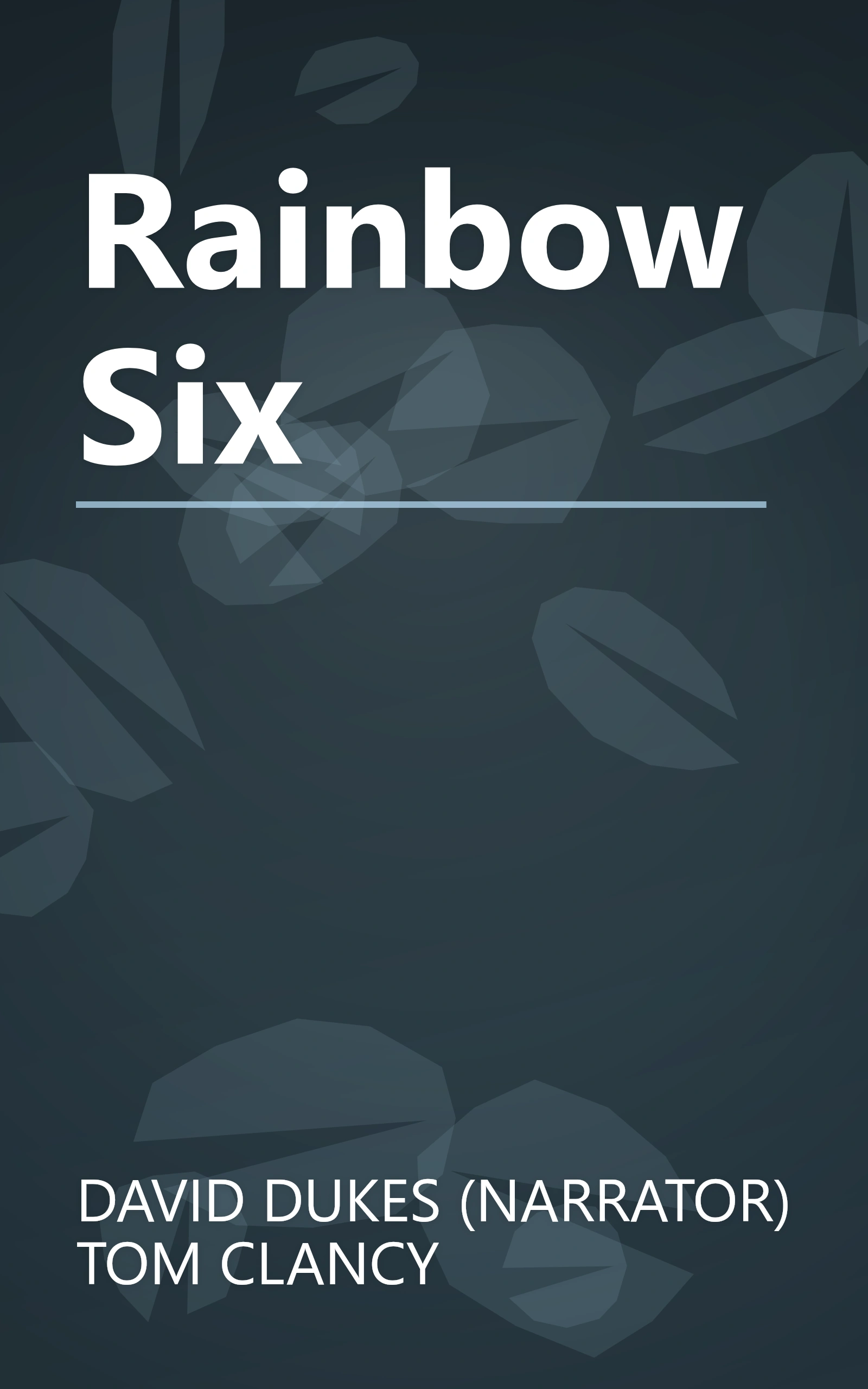 Rainbow Six book cover