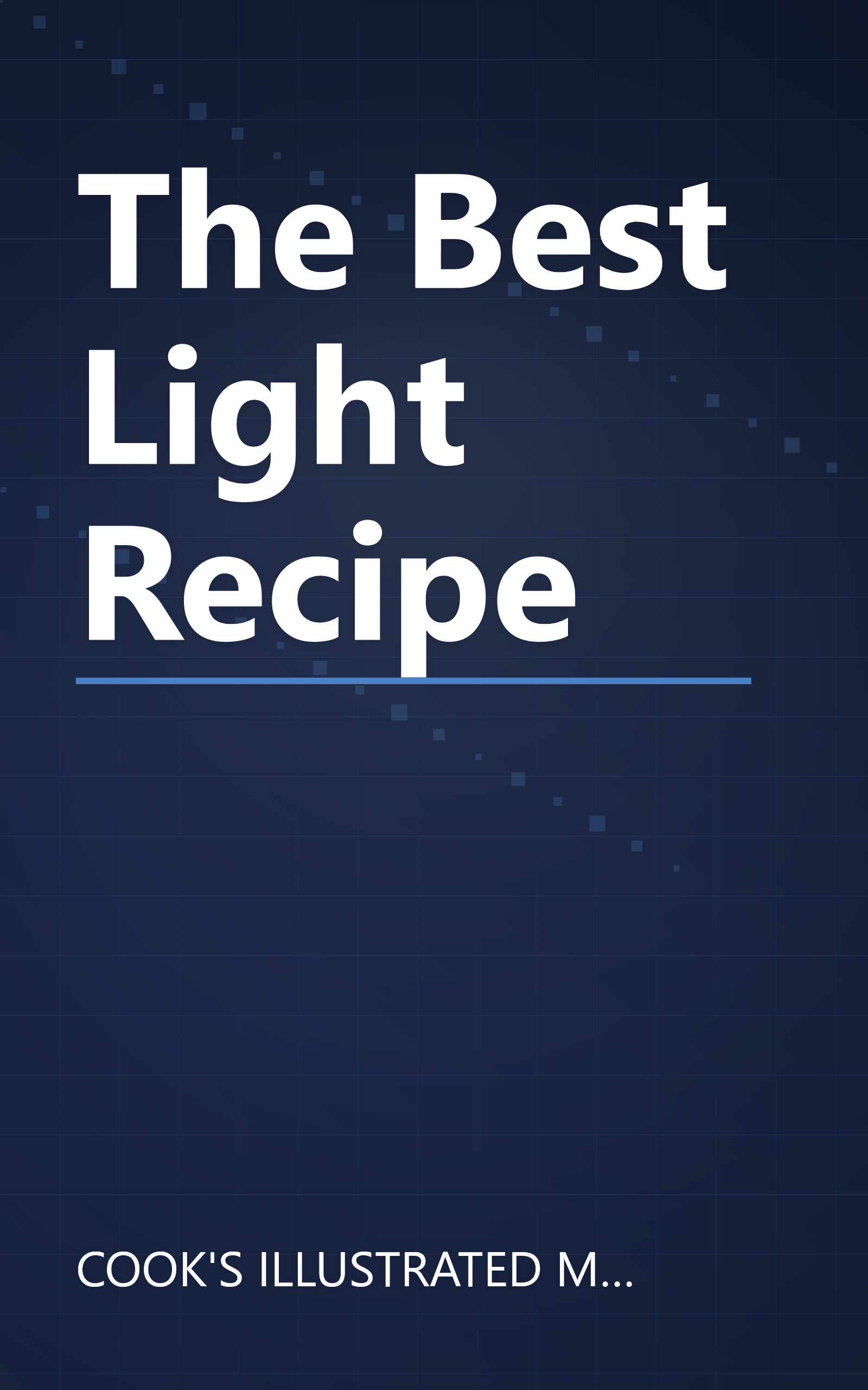 The Best Light Recipe book cover