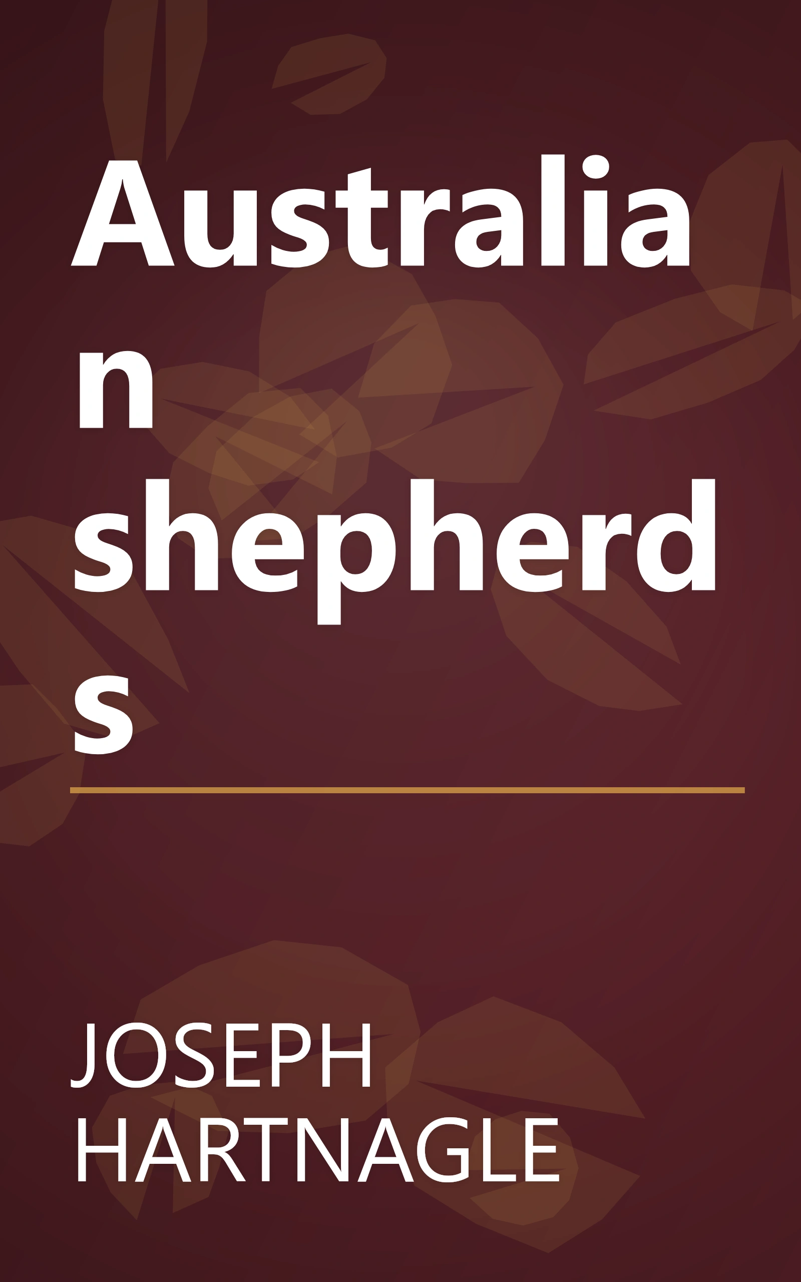 Australian shepherds book cover
