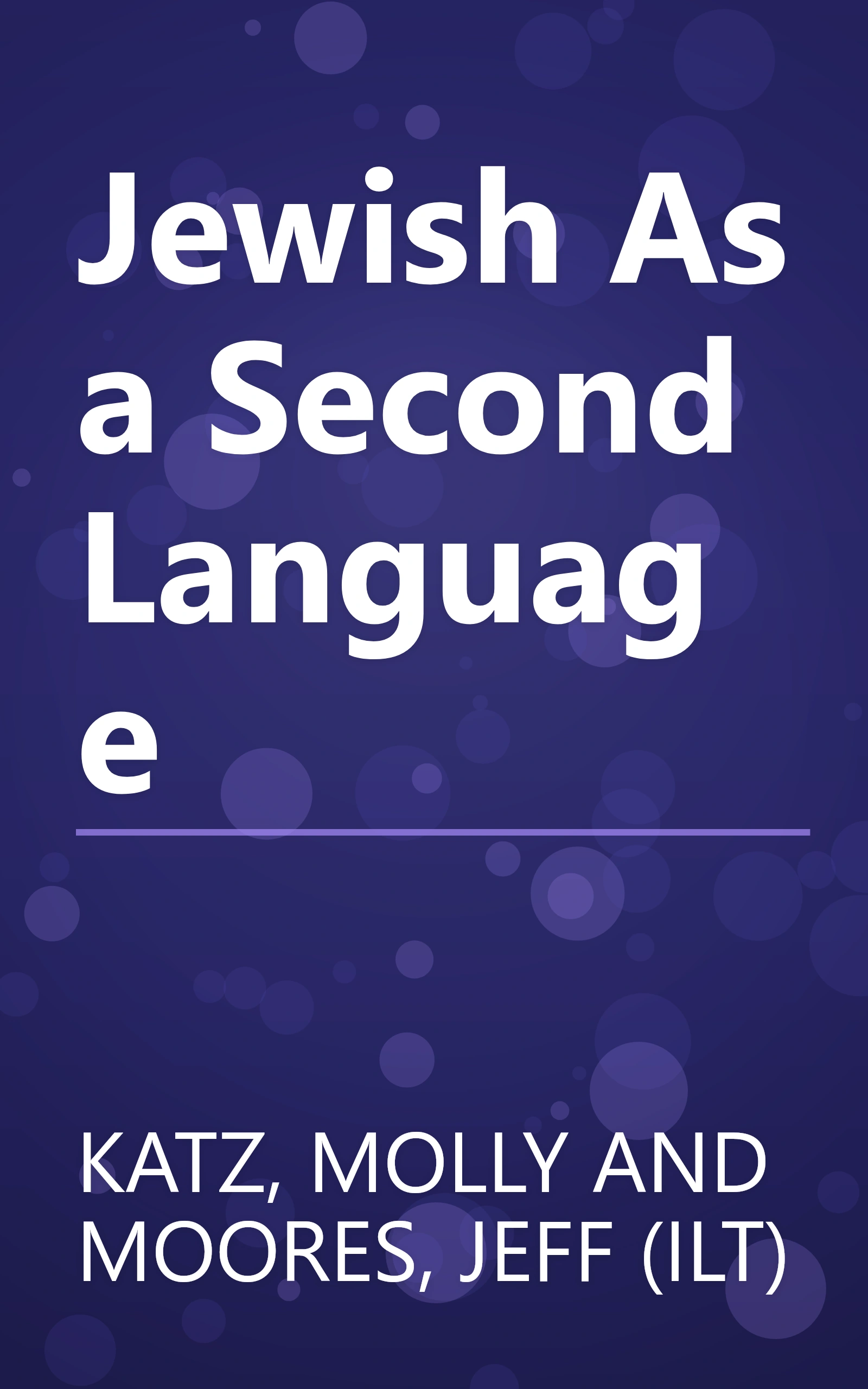 Jewish As a Second Language book cover