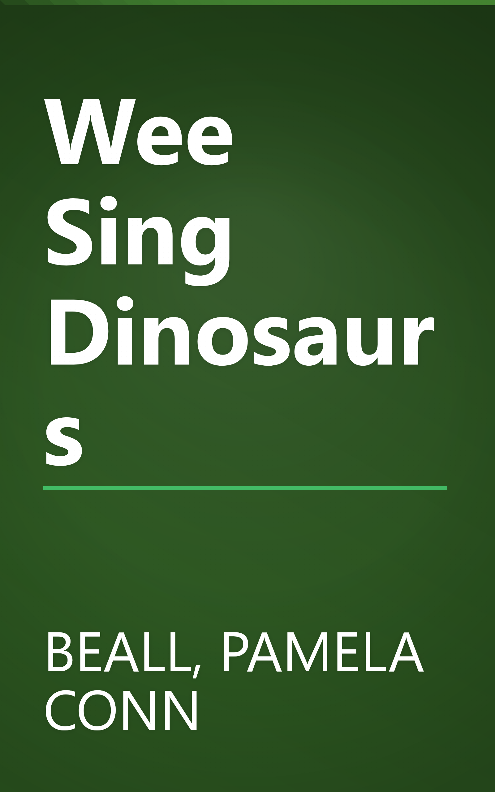 Wee Sing Dinosaurs book cover