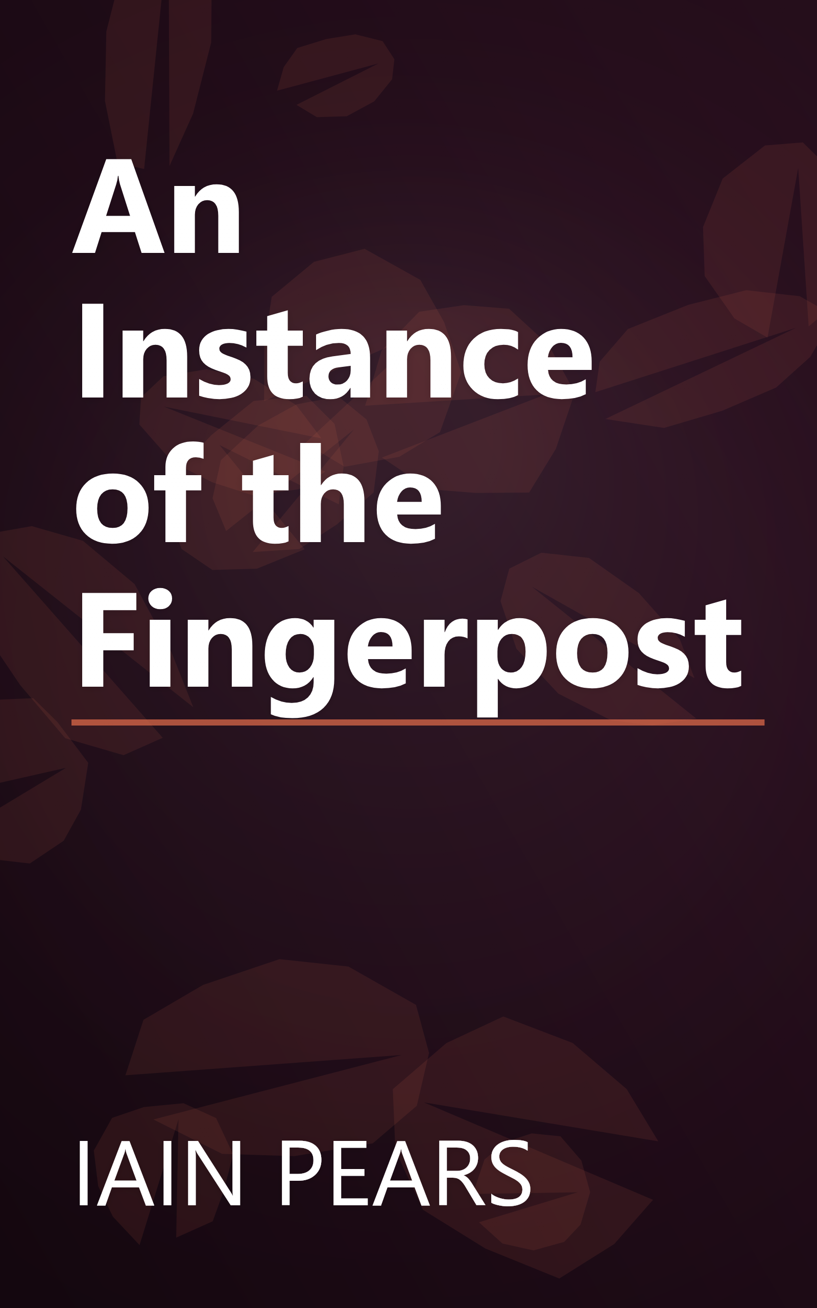 An Instance of the Fingerpost book cover
