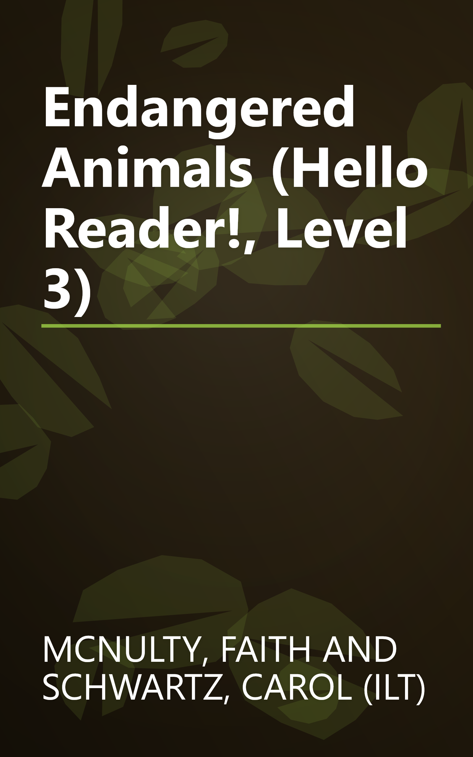 Endangered Animals (Hello Reader!, Level 3) book cover