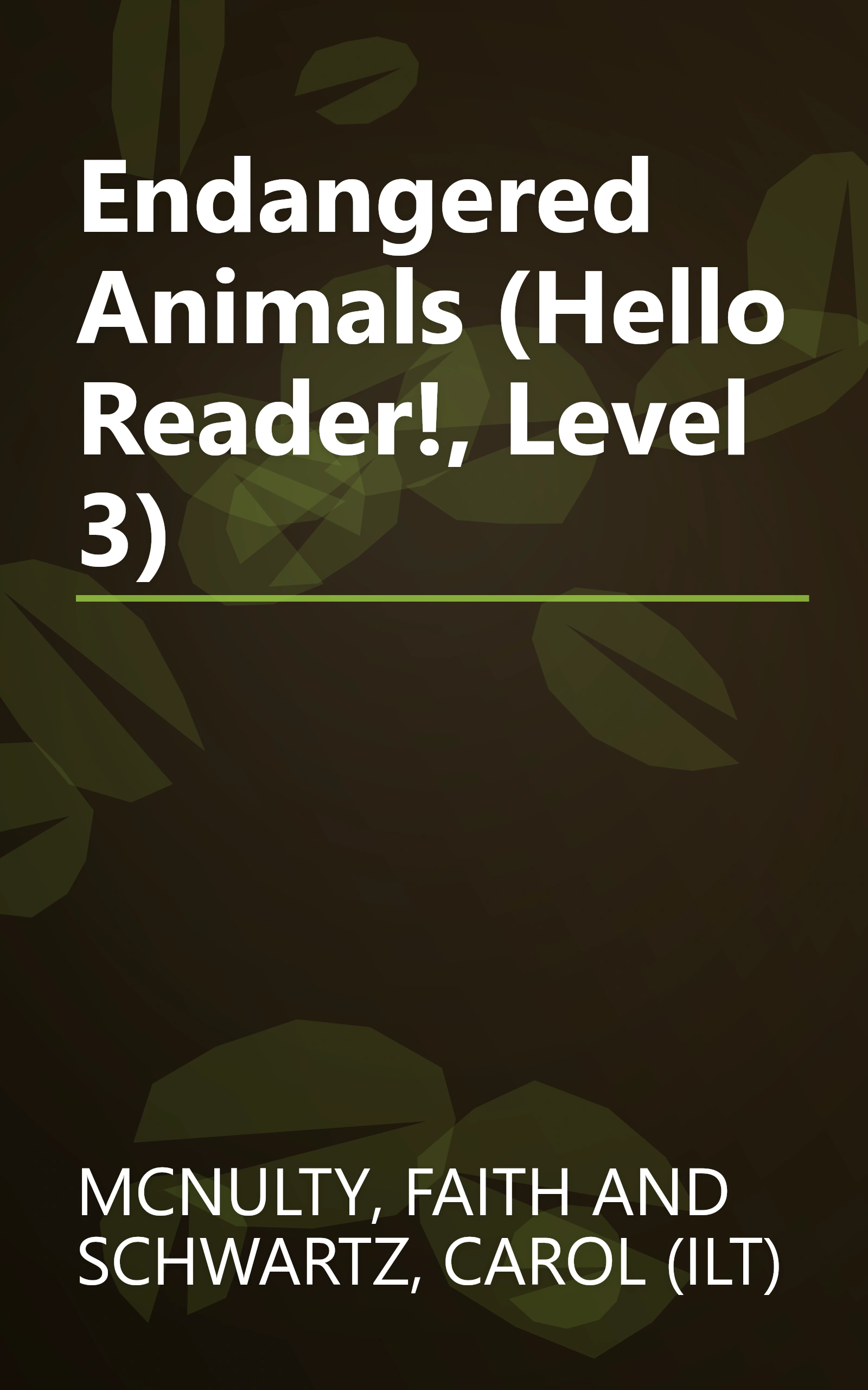 Endangered Animals (Hello Reader!, Level 3) book cover