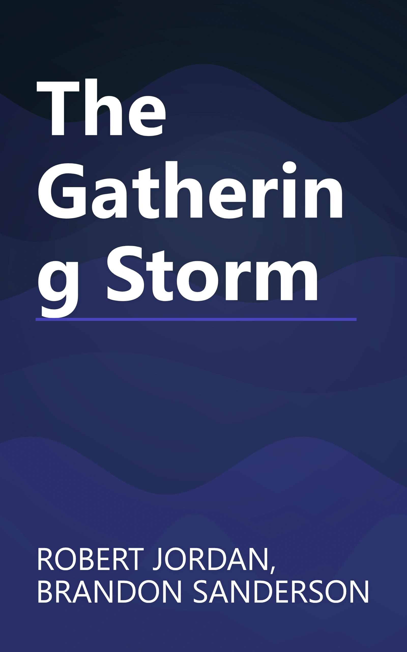 The Gathering Storm book cover