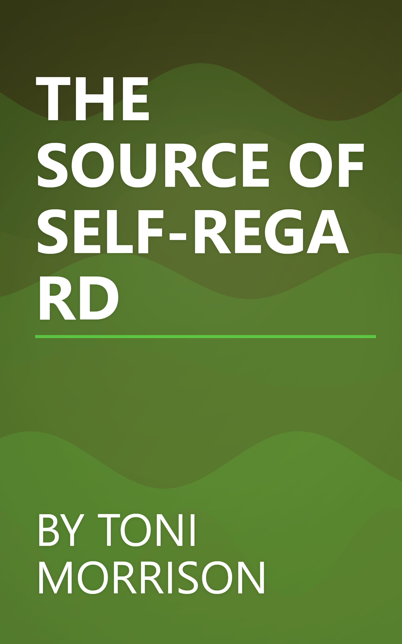 THE SOURCE OF SELF-REGARD book cover