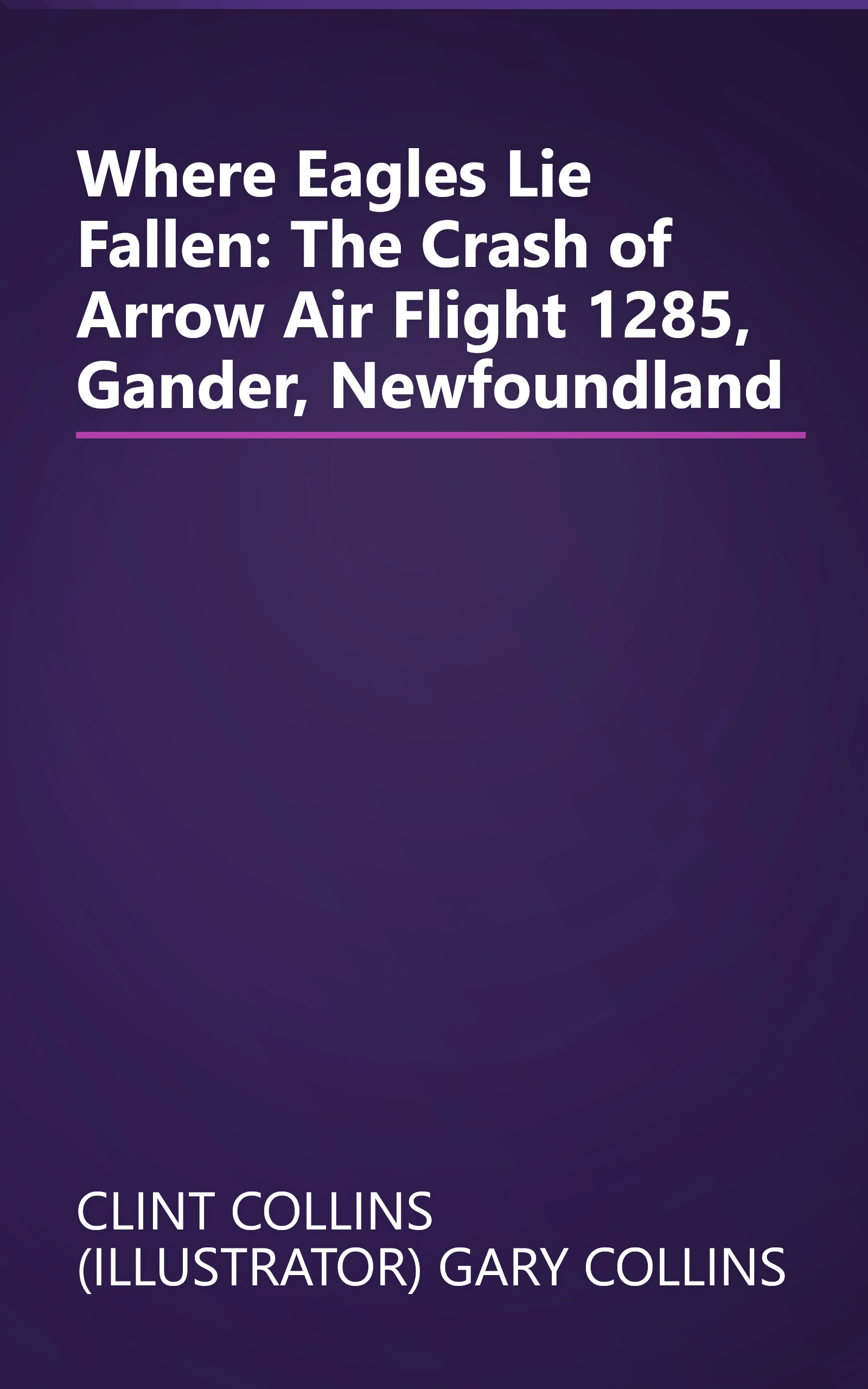 Where Eagles Lie Fallen: The Crash of Arrow Air Flight 1285, Gander, Newfoundland book cover