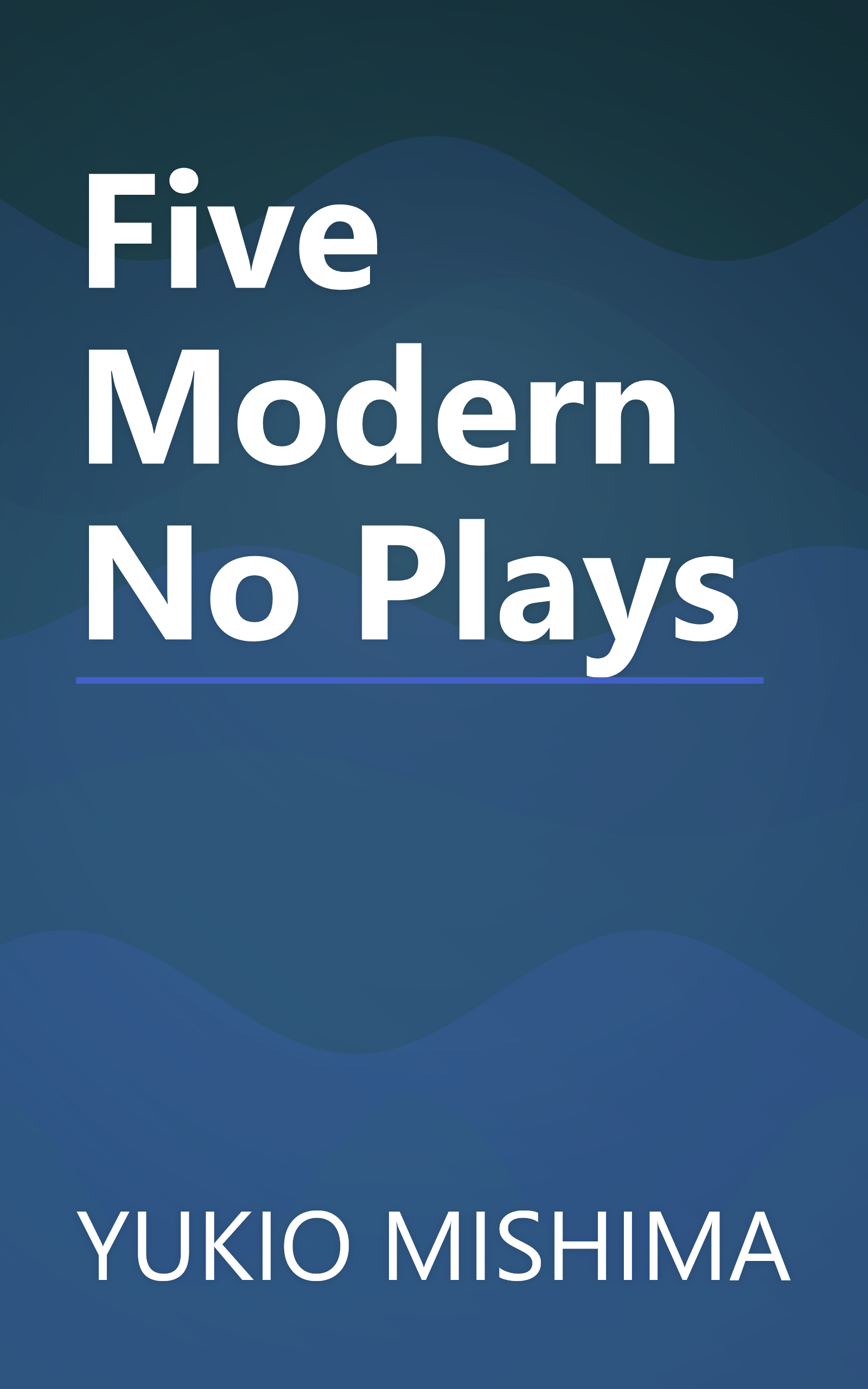 Five Modern No Plays book cover