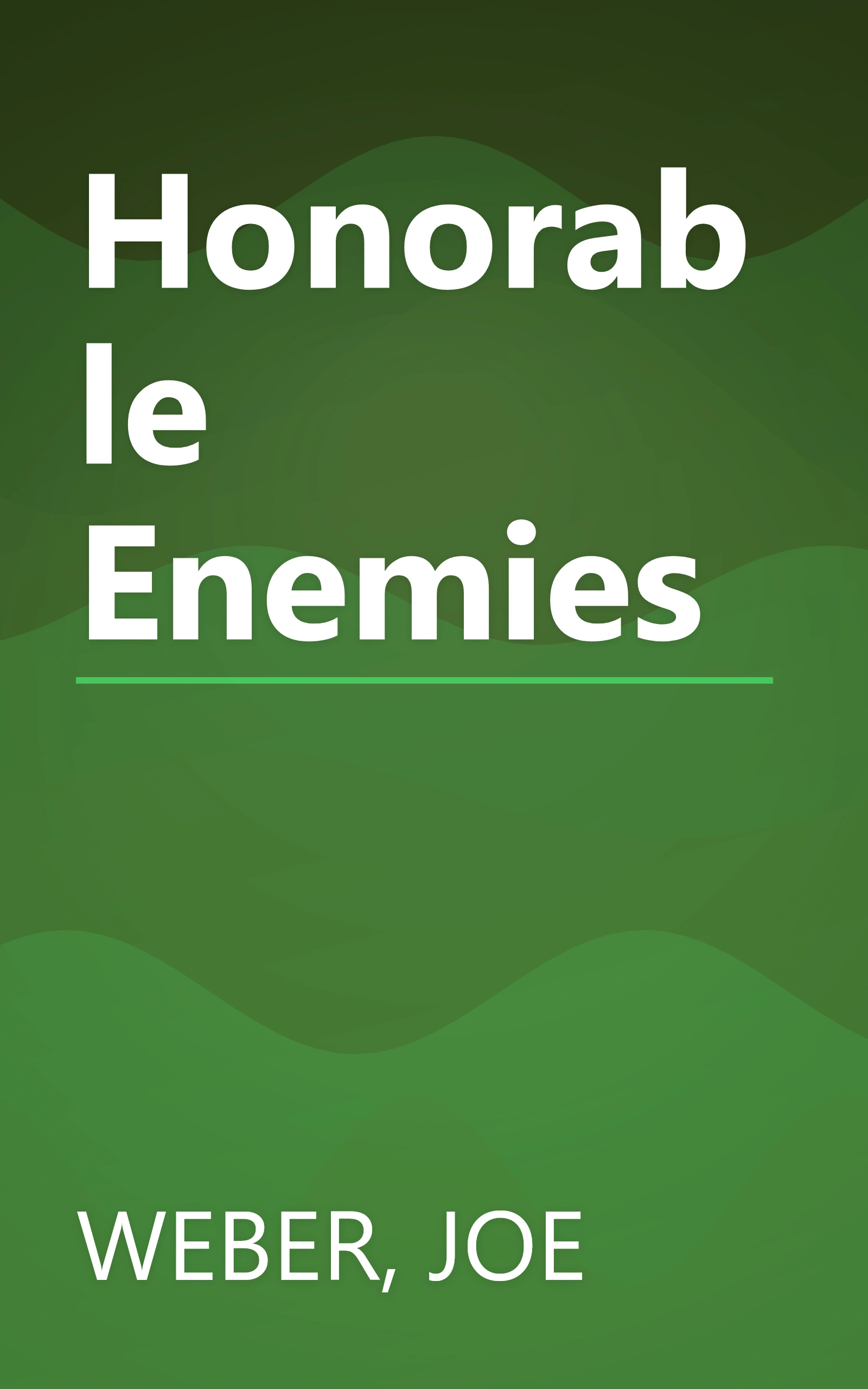 Honorable Enemies book cover