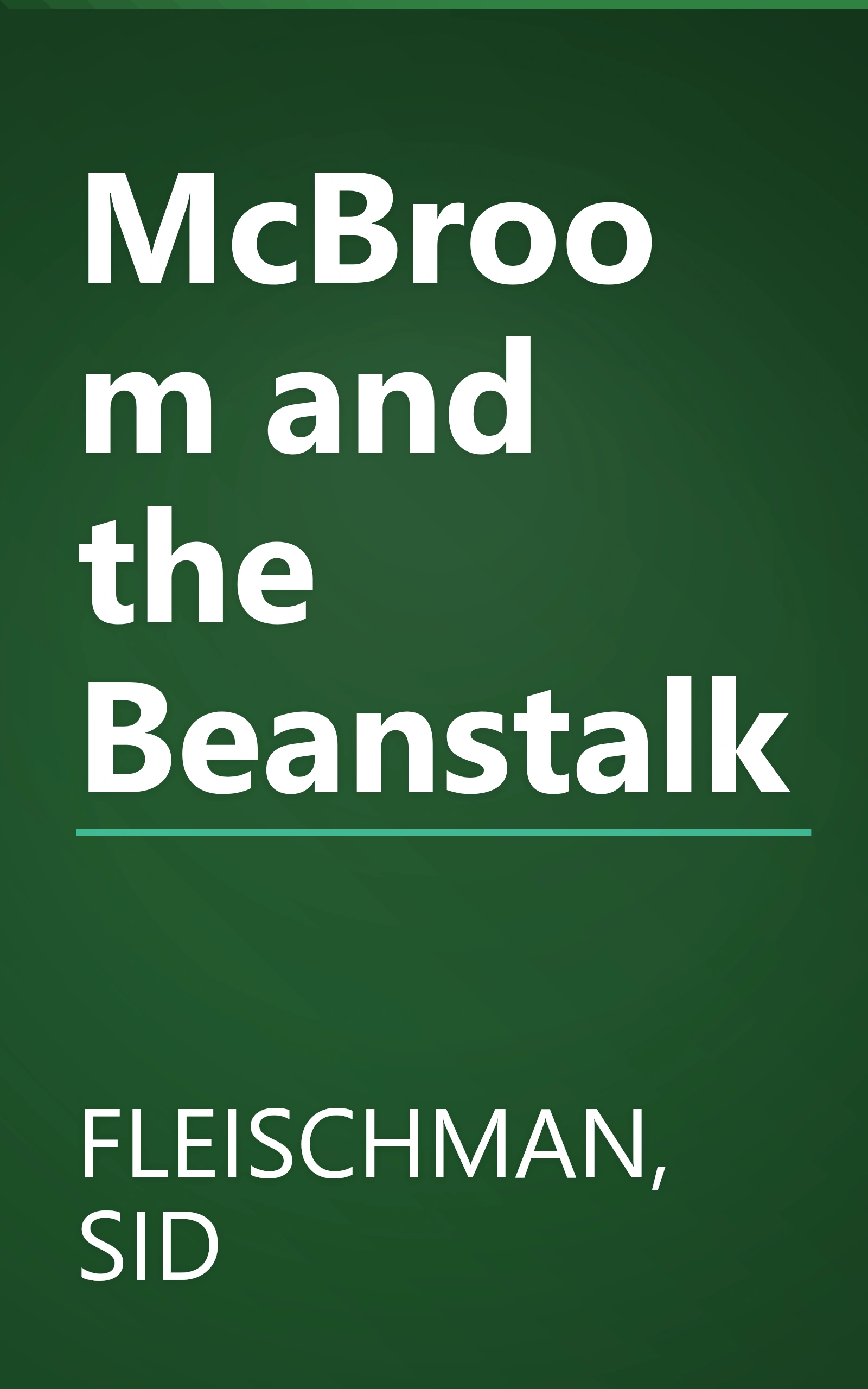 McBroom and the Beanstalk book cover