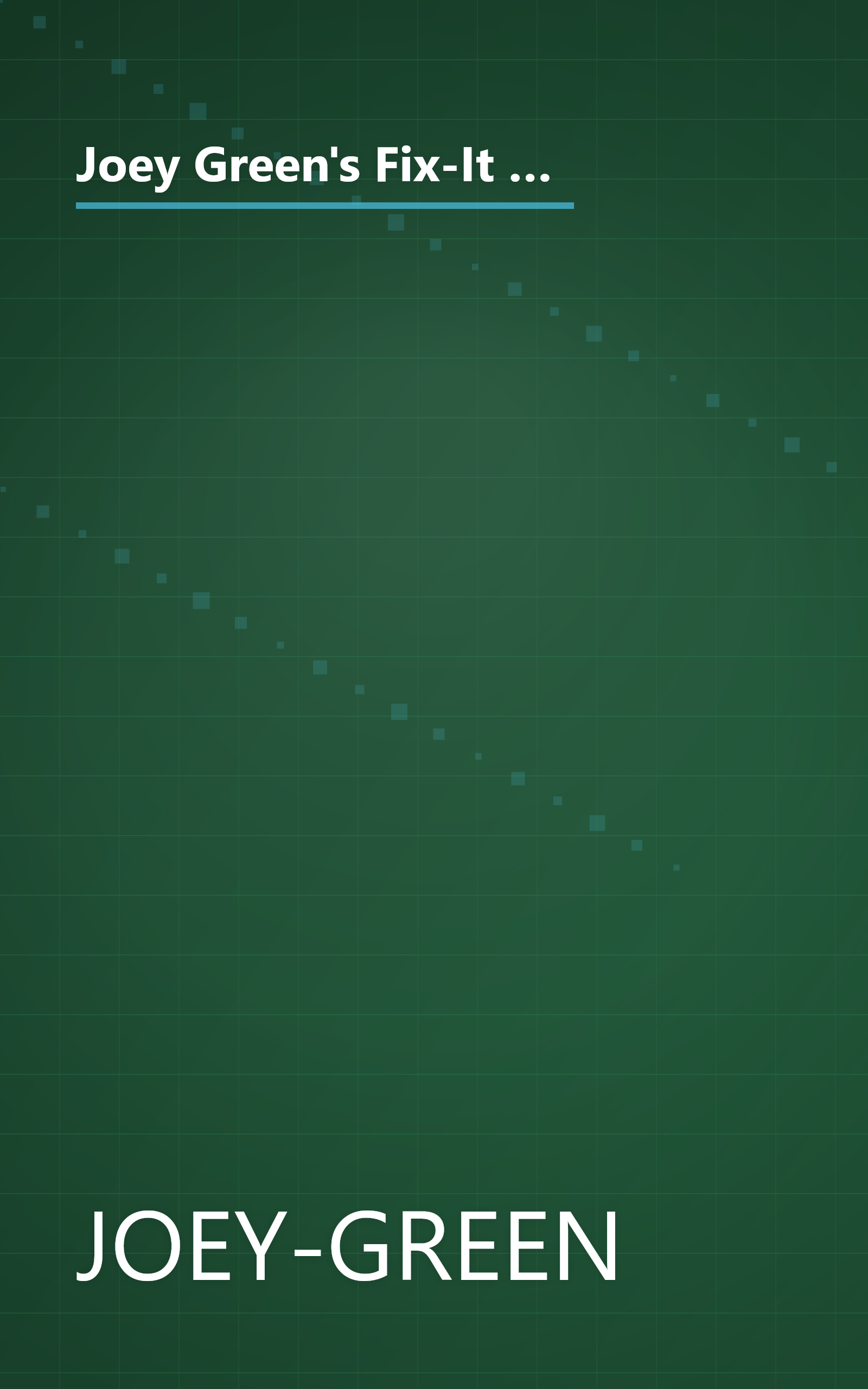 Joey Green's Fix-It Magic: More than 1,971 Quick-and-Easy Household Solutions Using Brand-Name Produ book cover