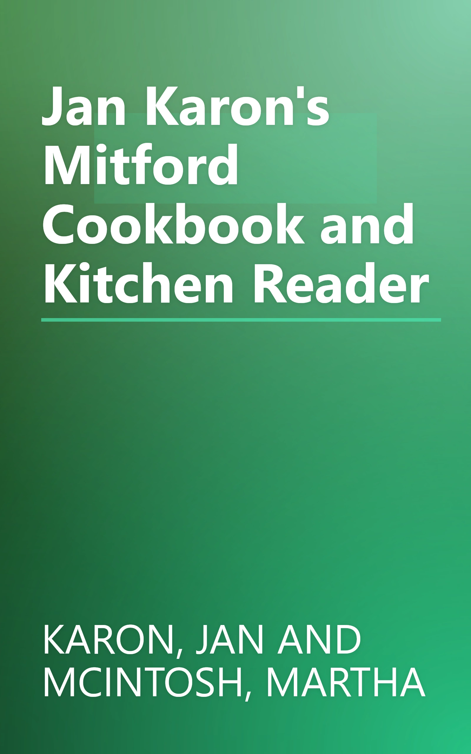 Jan Karon's Mitford Cookbook and Kitchen Reader book cover