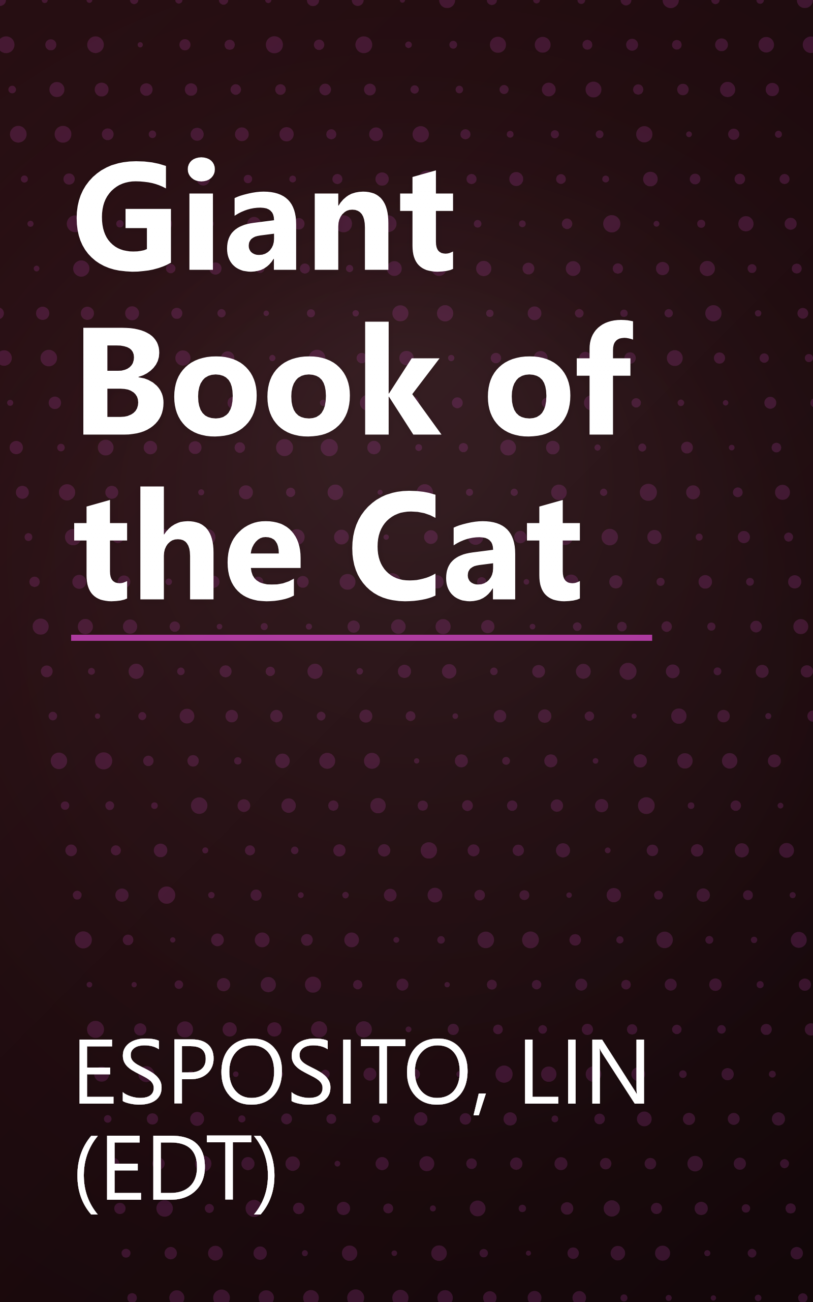 Giant Book of the Cat book cover