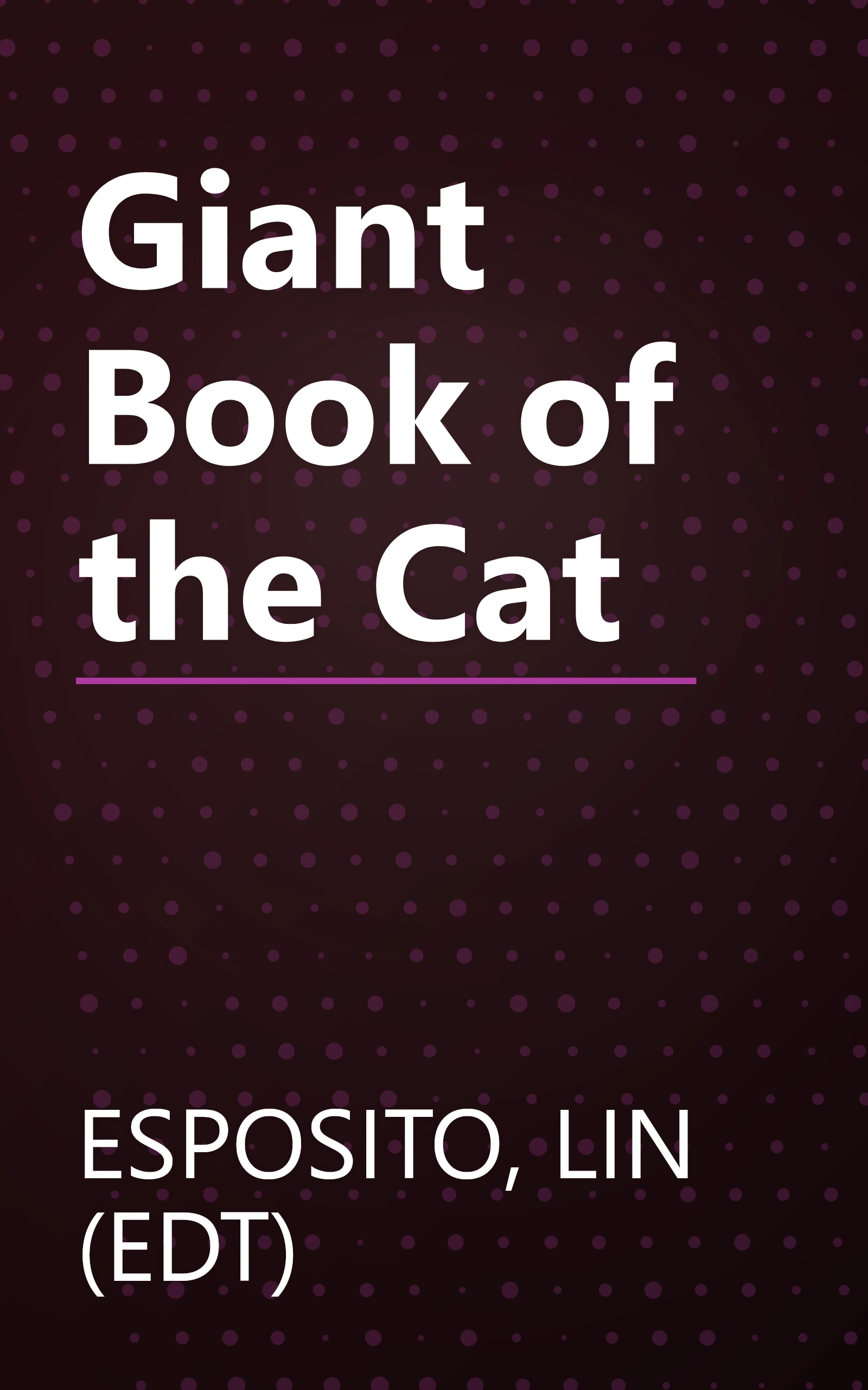 Giant Book of the Cat book cover