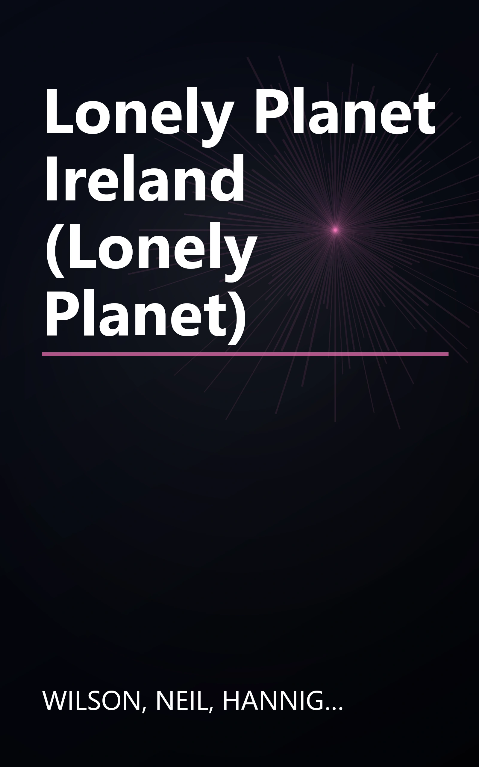 Lonely Planet Ireland (Lonely Planet) book cover