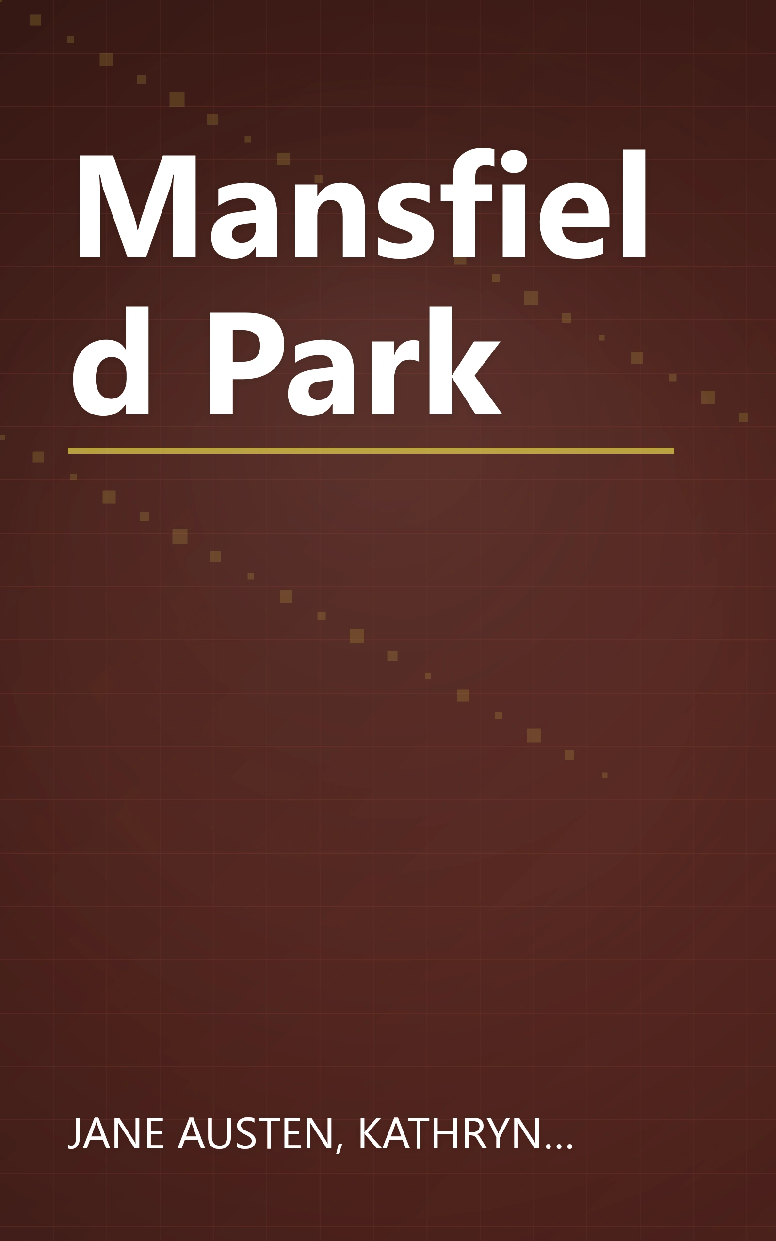 Mansfield Park book cover