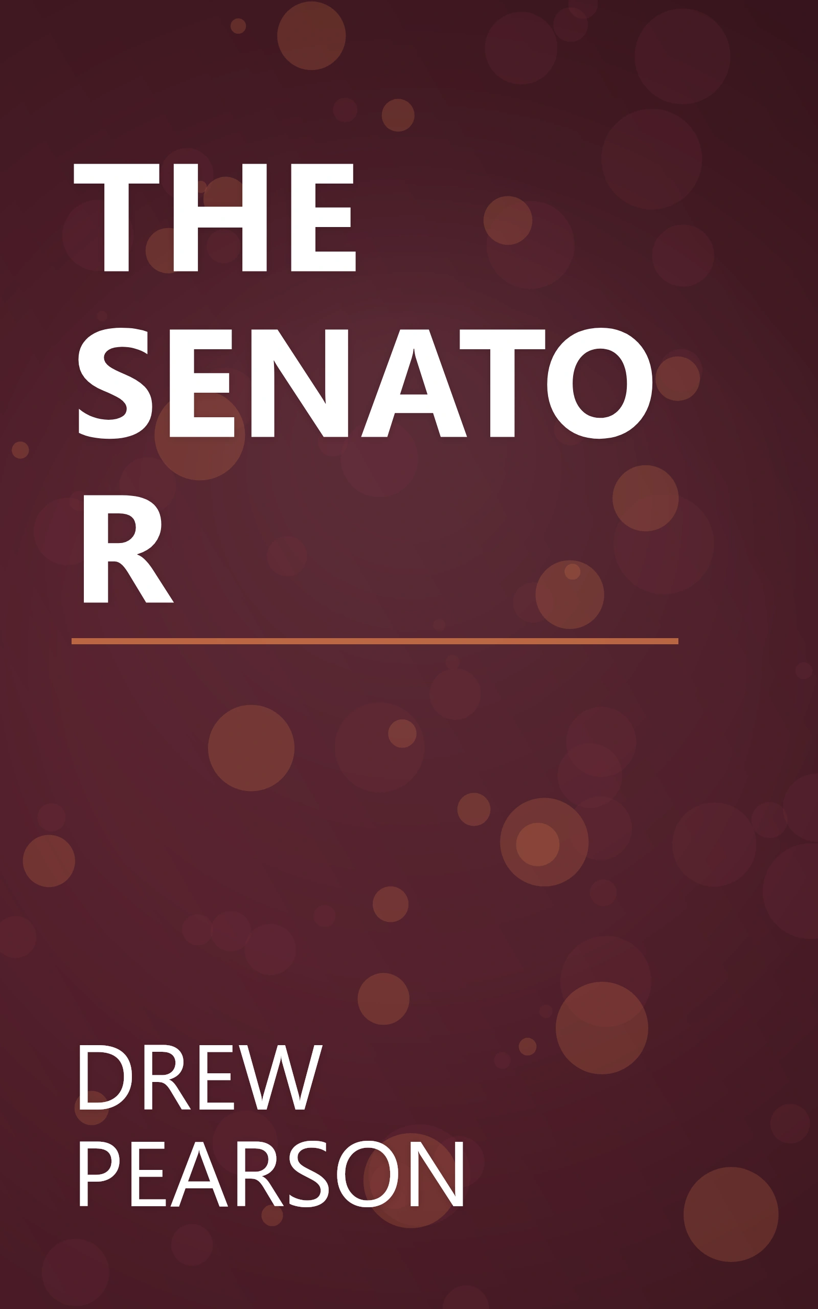 THE SENATOR book cover