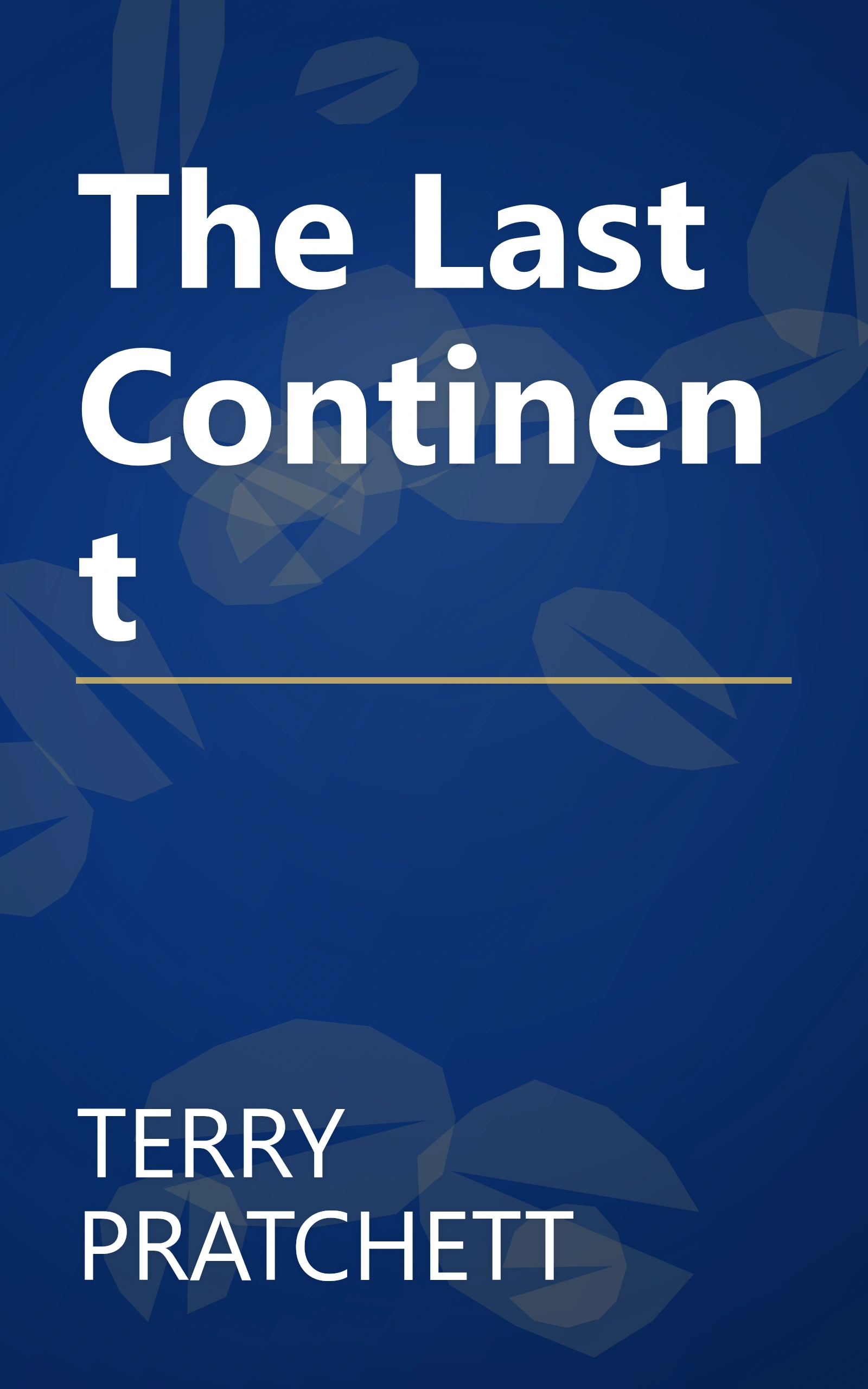 The Last Continent book cover