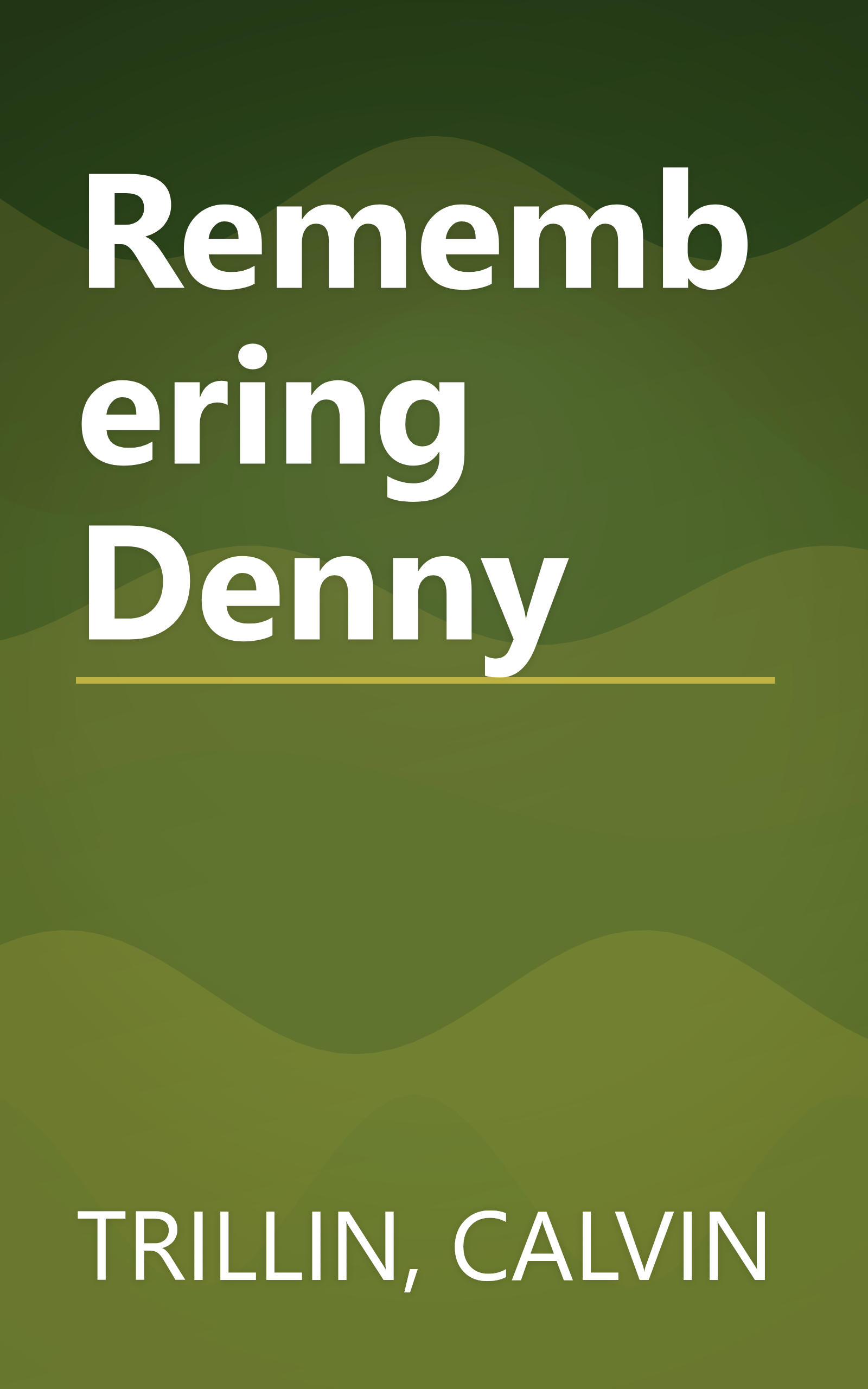 Remembering Denny book cover