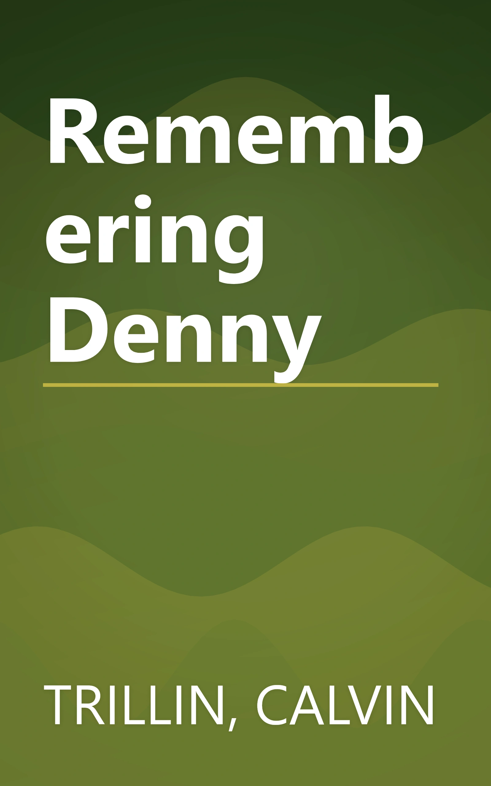 Remembering Denny book cover