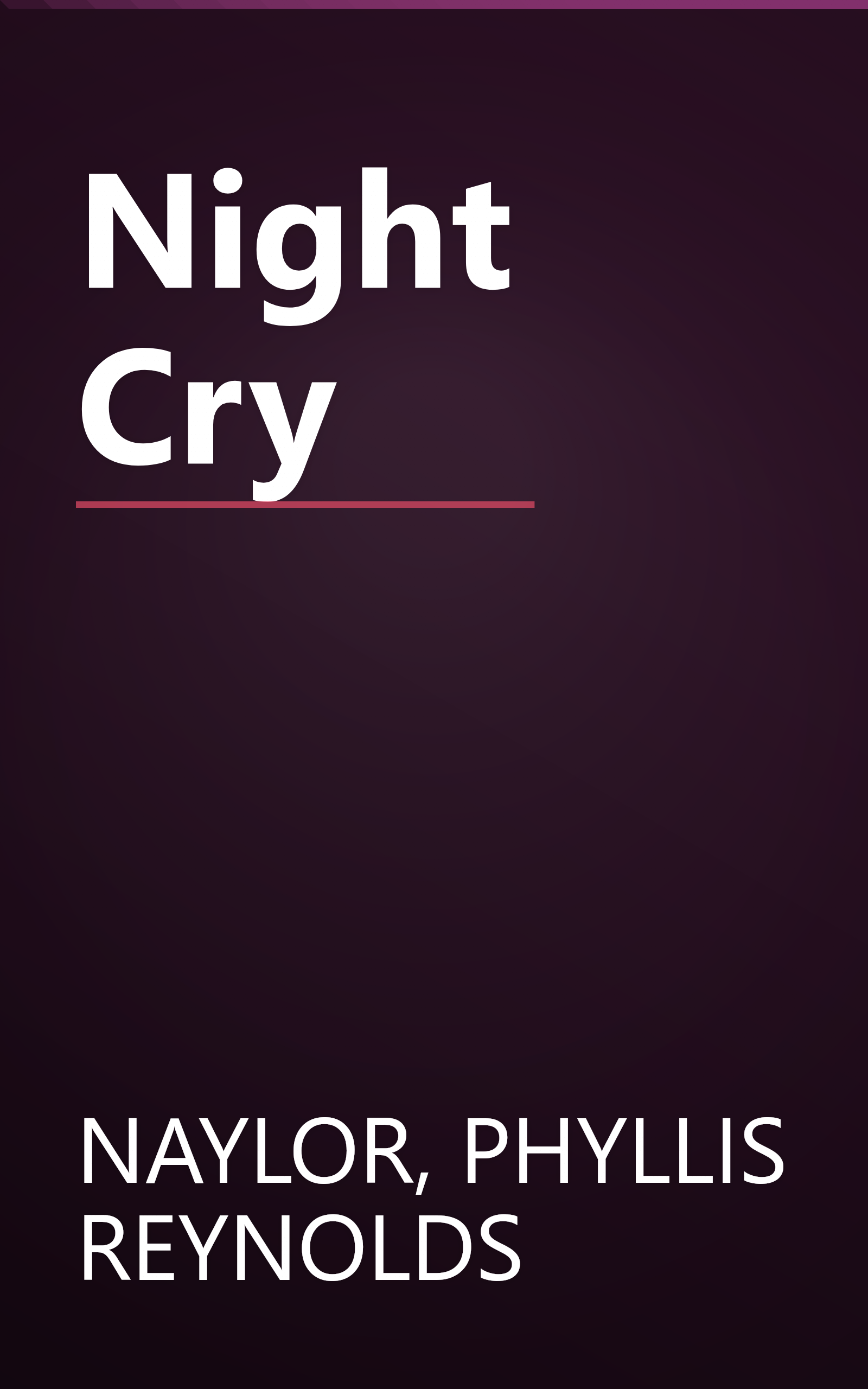 Night Cry book cover
