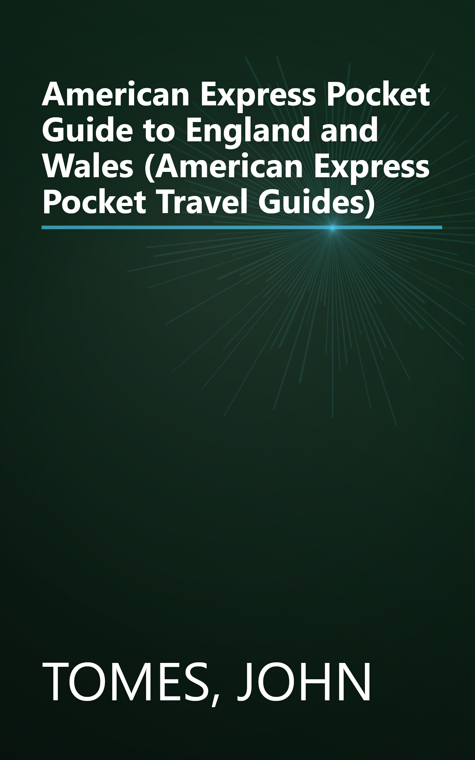 American Express Pocket Guide to England and Wales (American Express Pocket Travel Guides) book cover