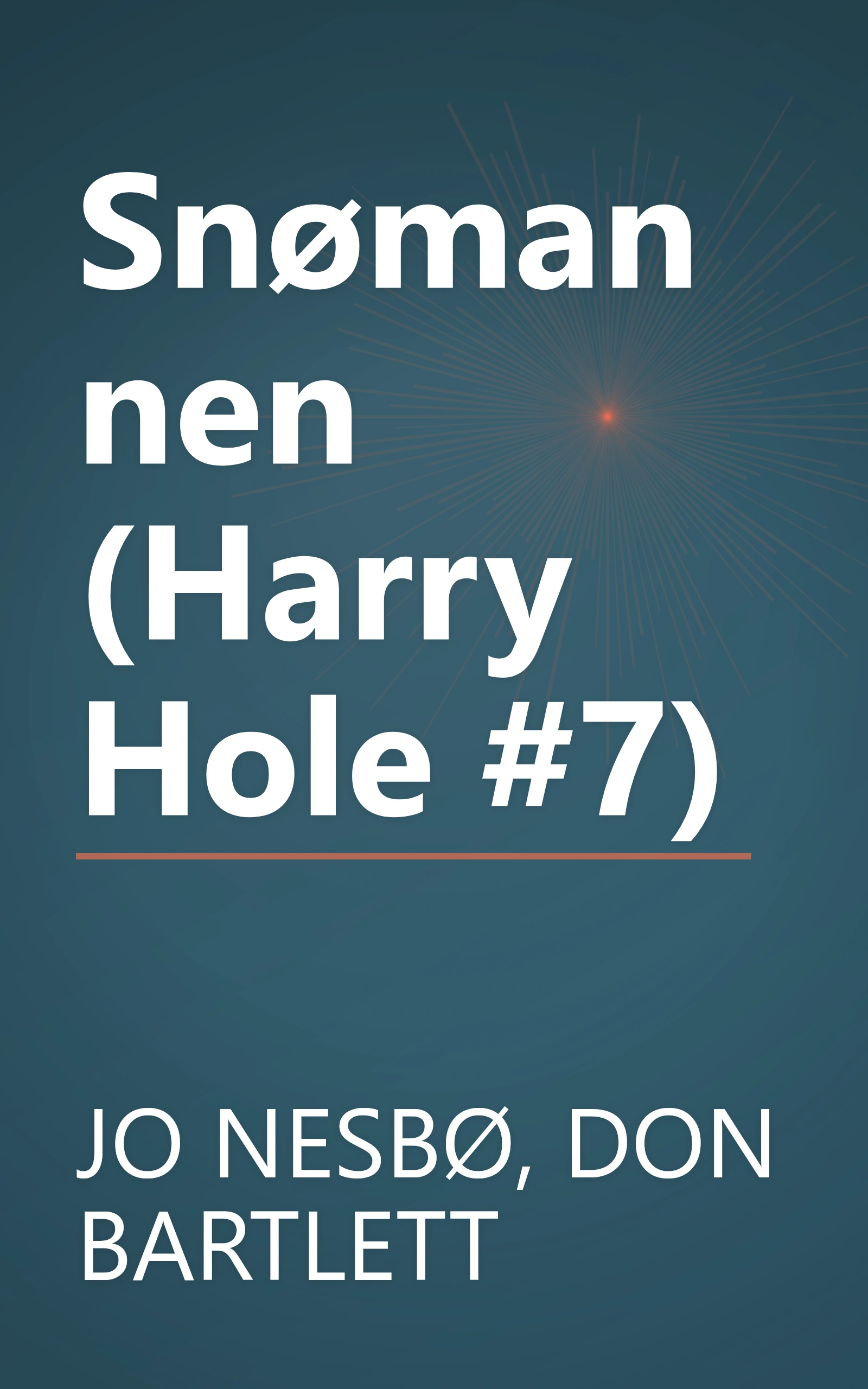 Snømannen (Harry Hole #7) book cover