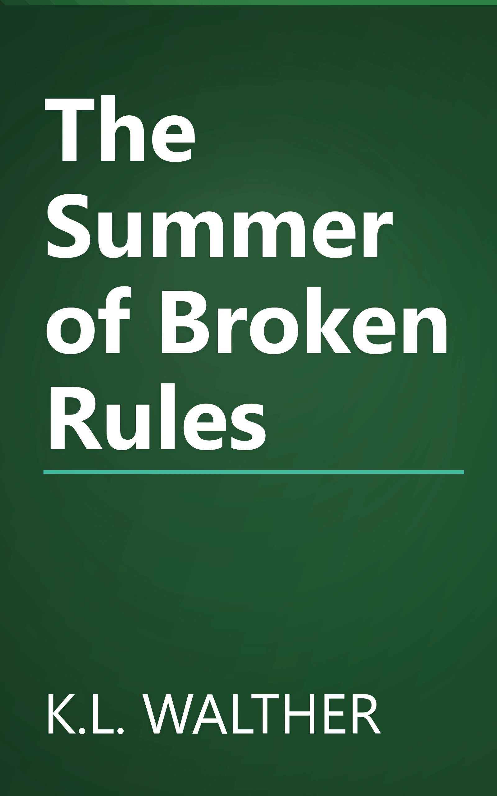 The Summer of Broken Rules book cover