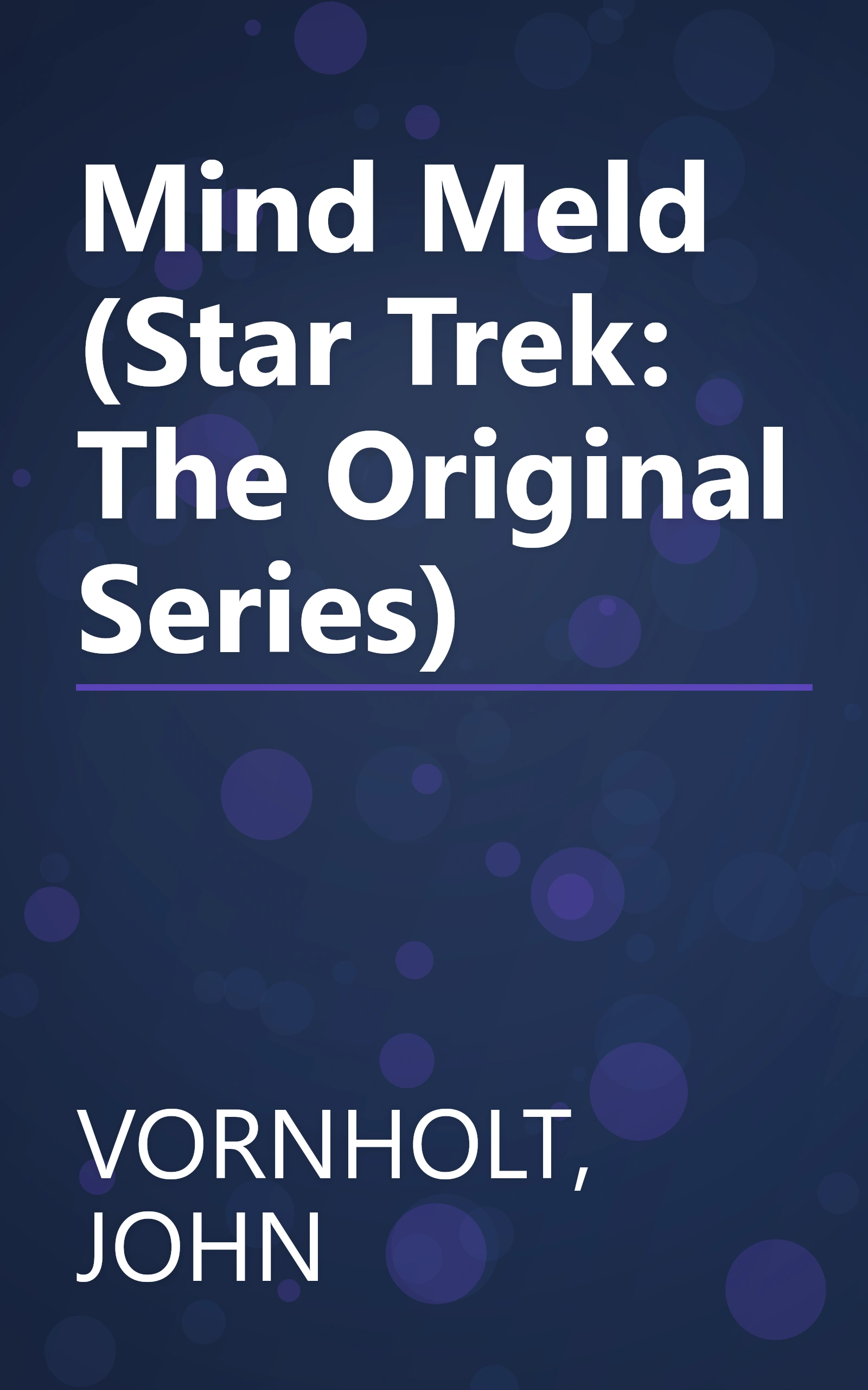 Mind Meld (Star Trek: The Original Series) book cover