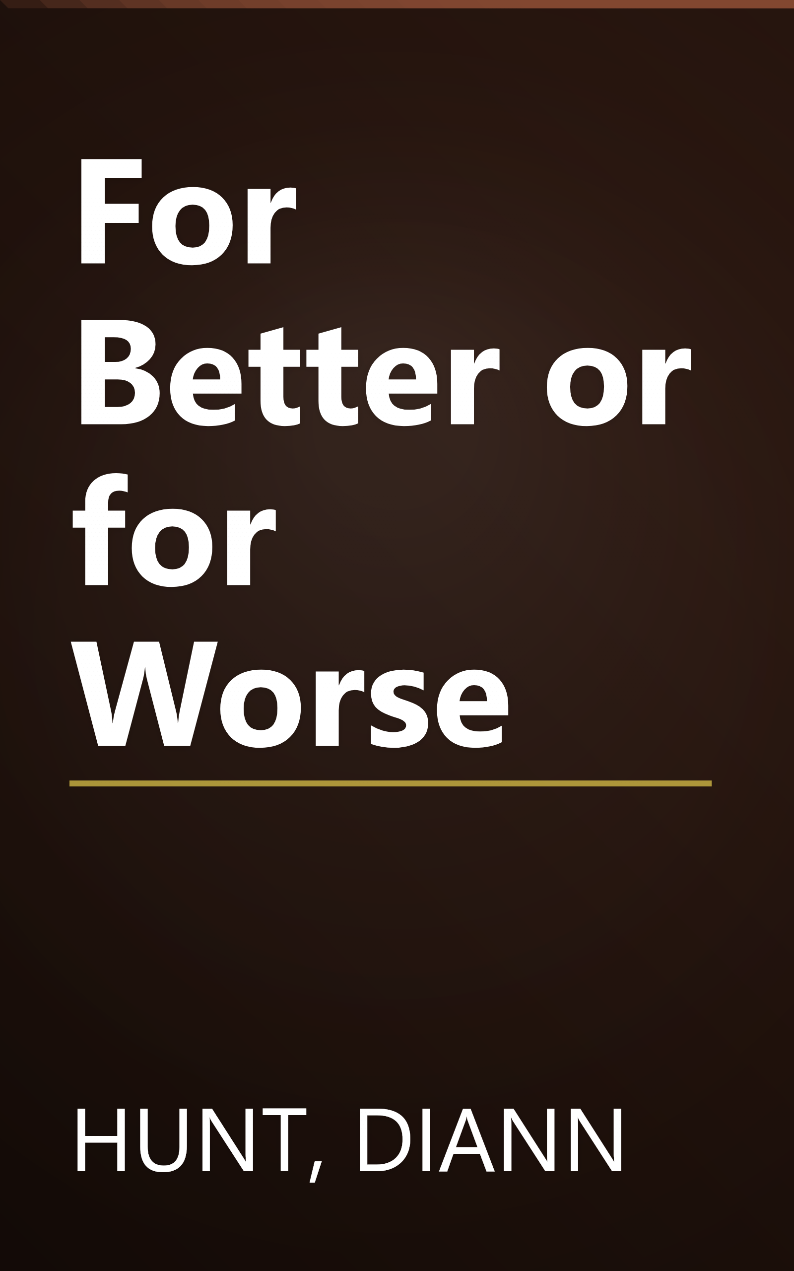 For Better or for Worse book cover