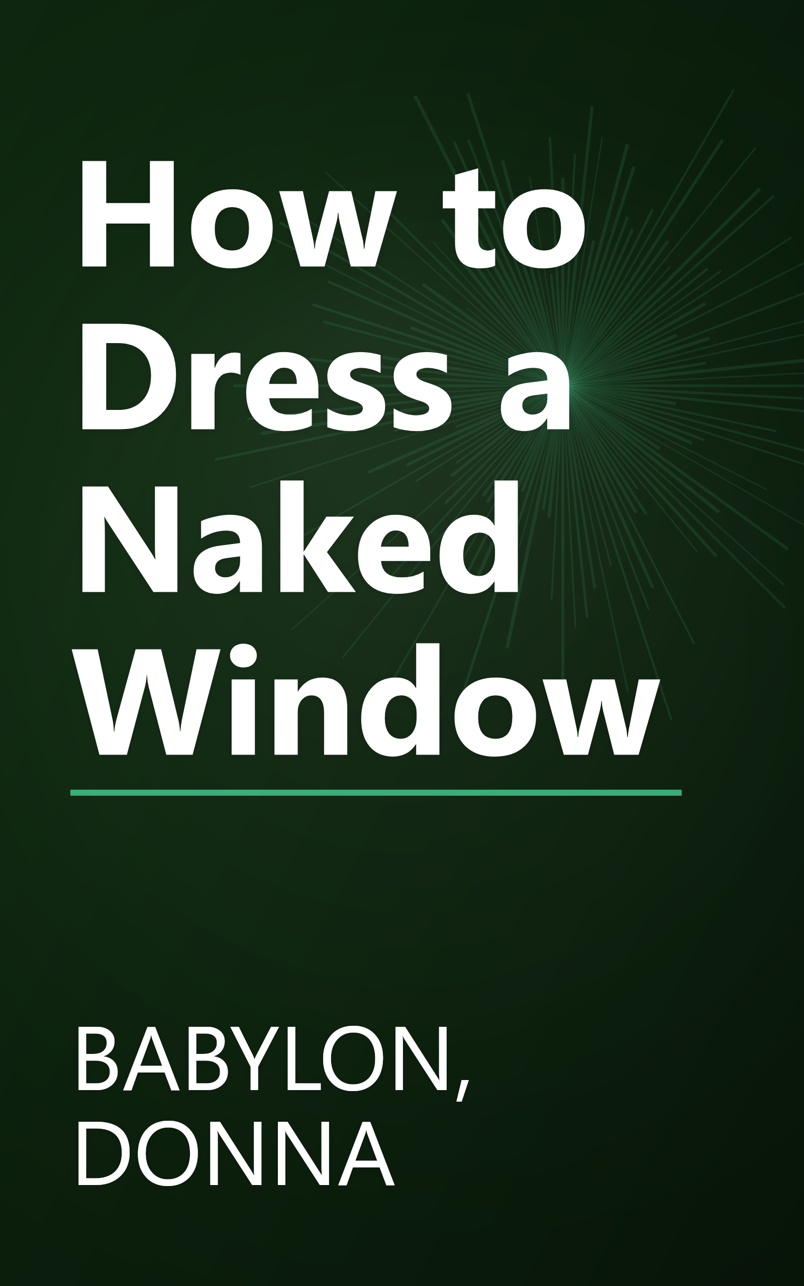 How to Dress a Naked Window book cover