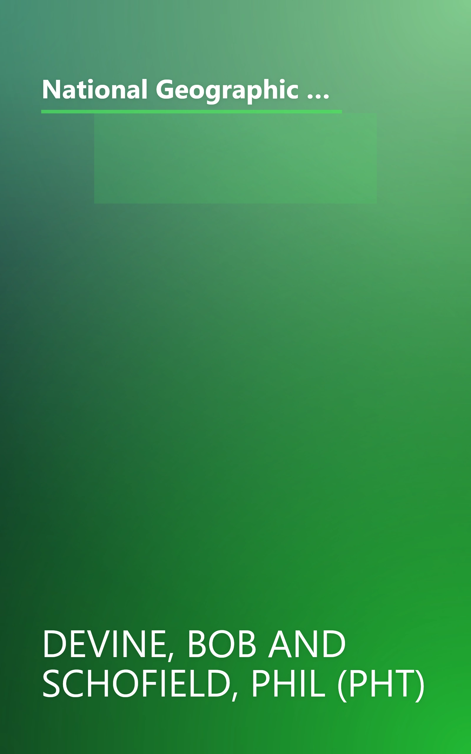 National Geographic Guide to America's Outdoors: Pacific Northwest: Nature Adventures in Parks, Preserves, Forests, Wildlife Refuges, Wilderness Areas book cover