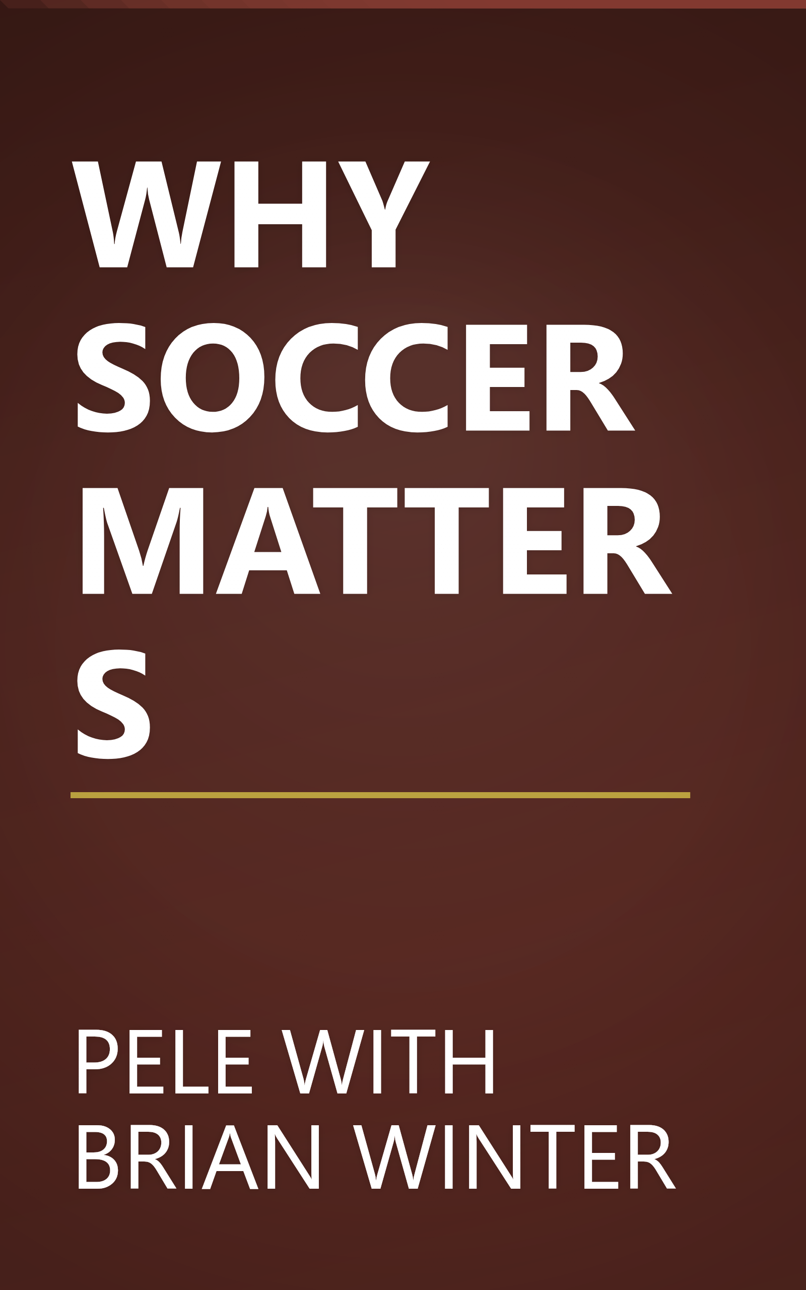 WHY SOCCER MATTERS book cover