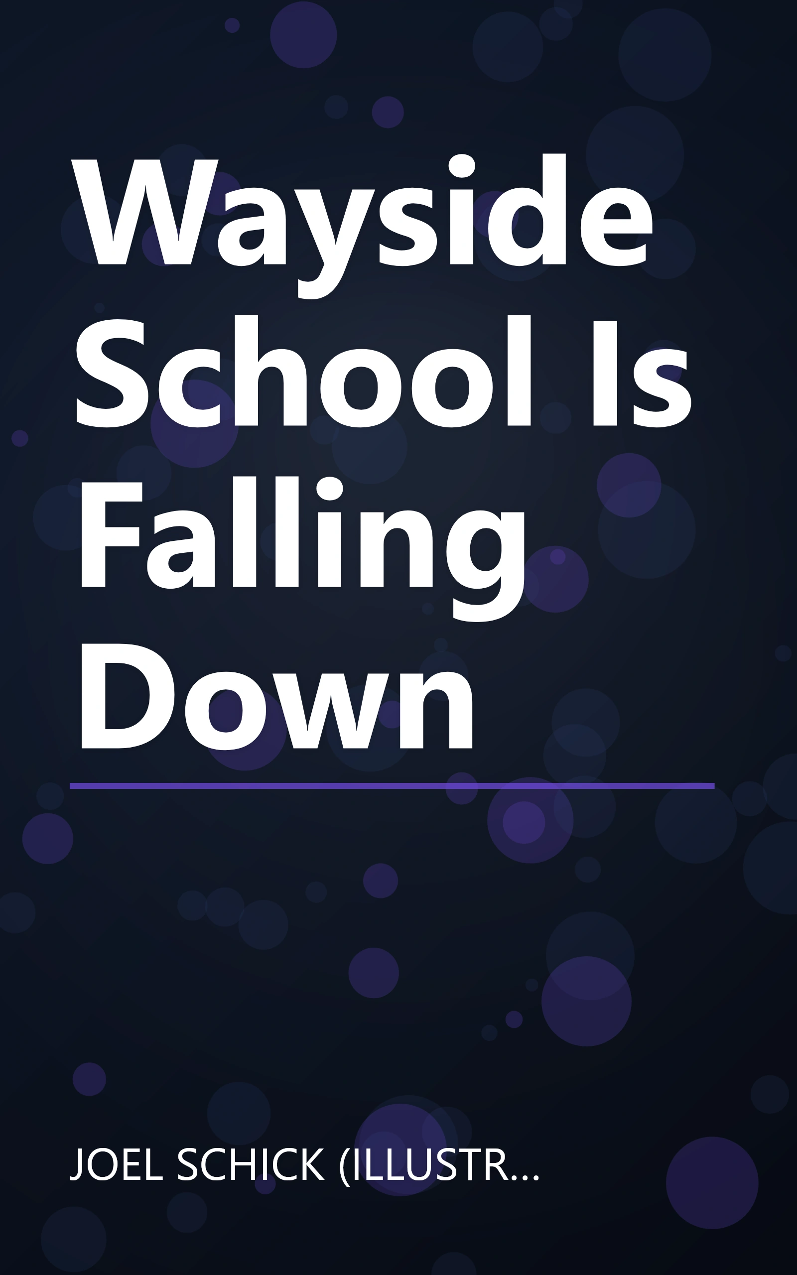Wayside School Is Falling Down book cover