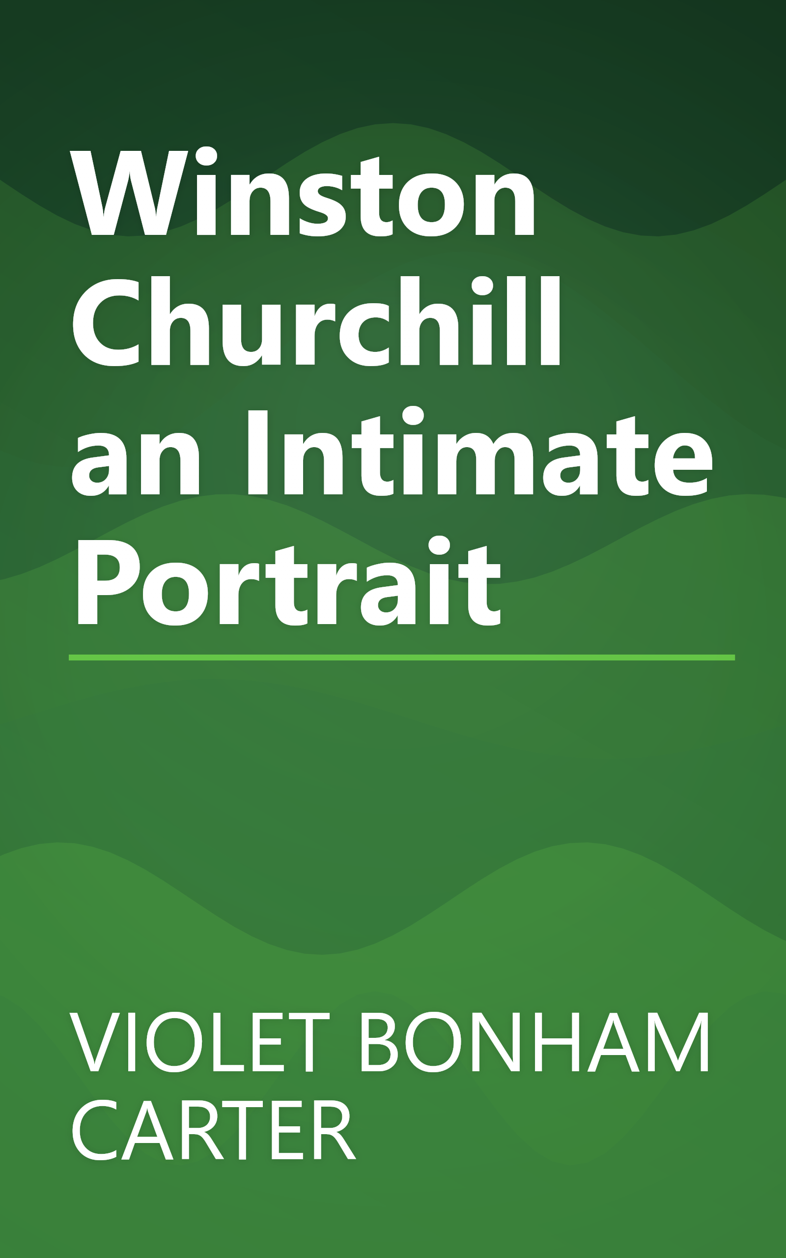 Winston Churchill an Intimate Portrait book cover