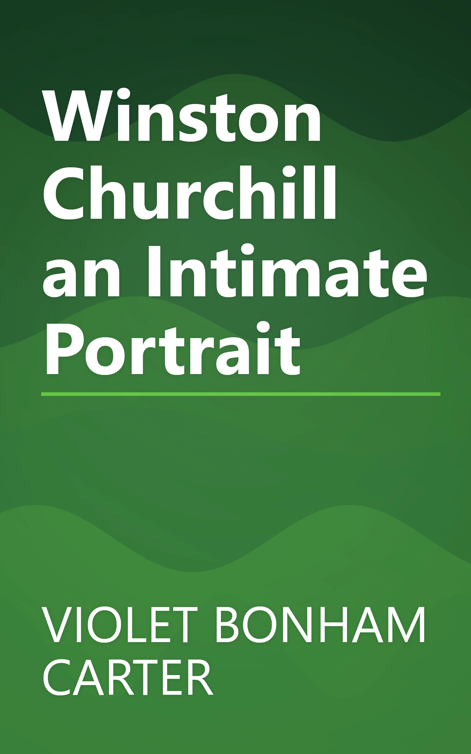 Winston Churchill an Intimate Portrait book cover