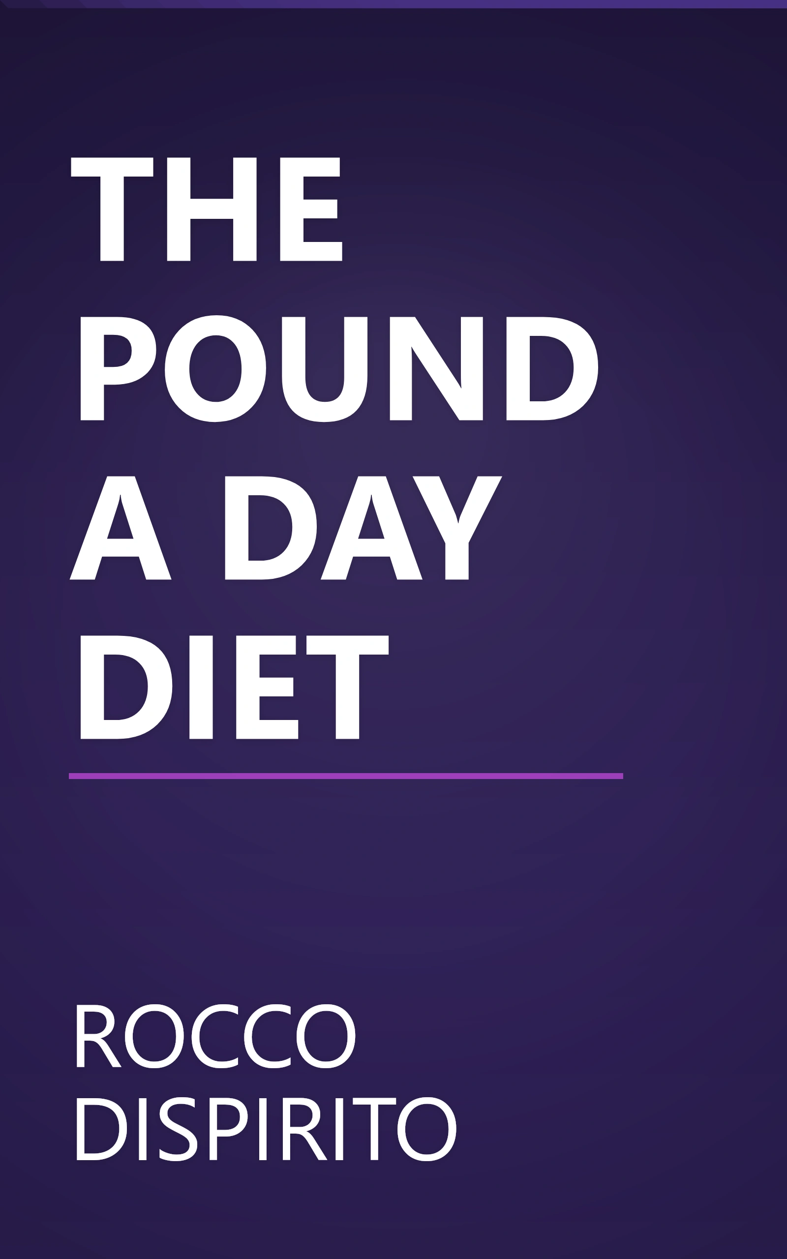 THE POUND A DAY DIET book cover