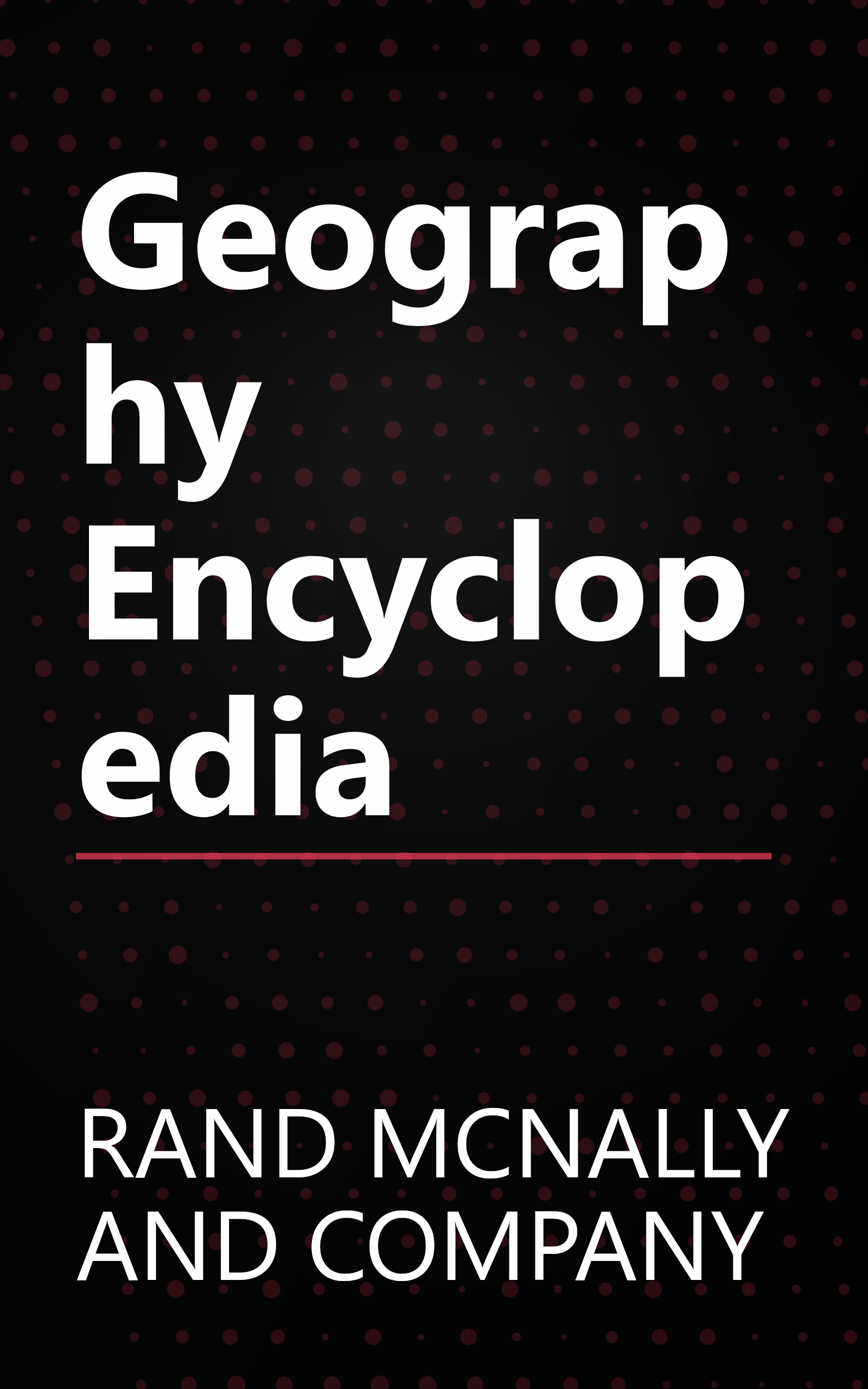 Geography Encyclopedia book cover