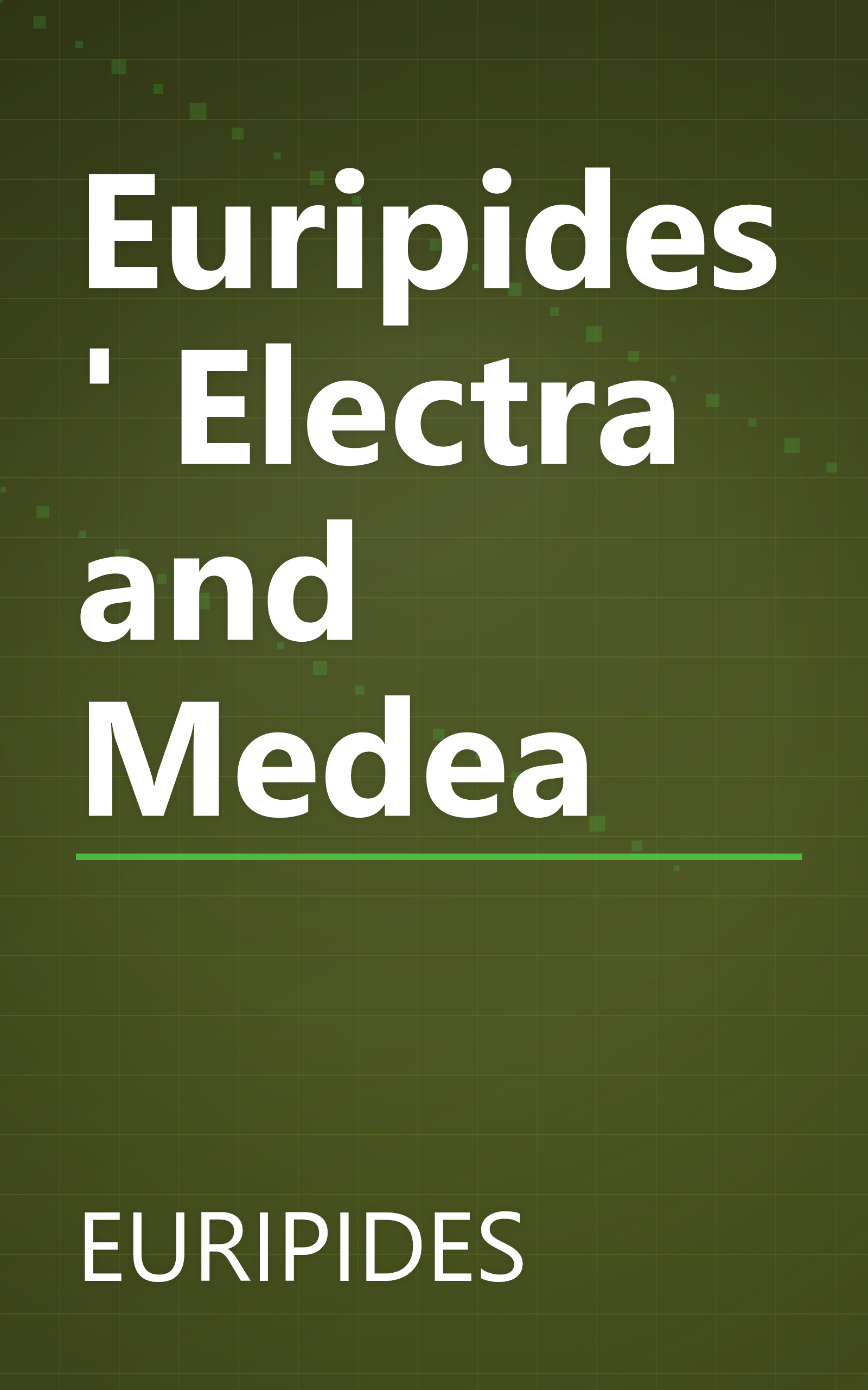 Euripides' Electra and Medea book cover