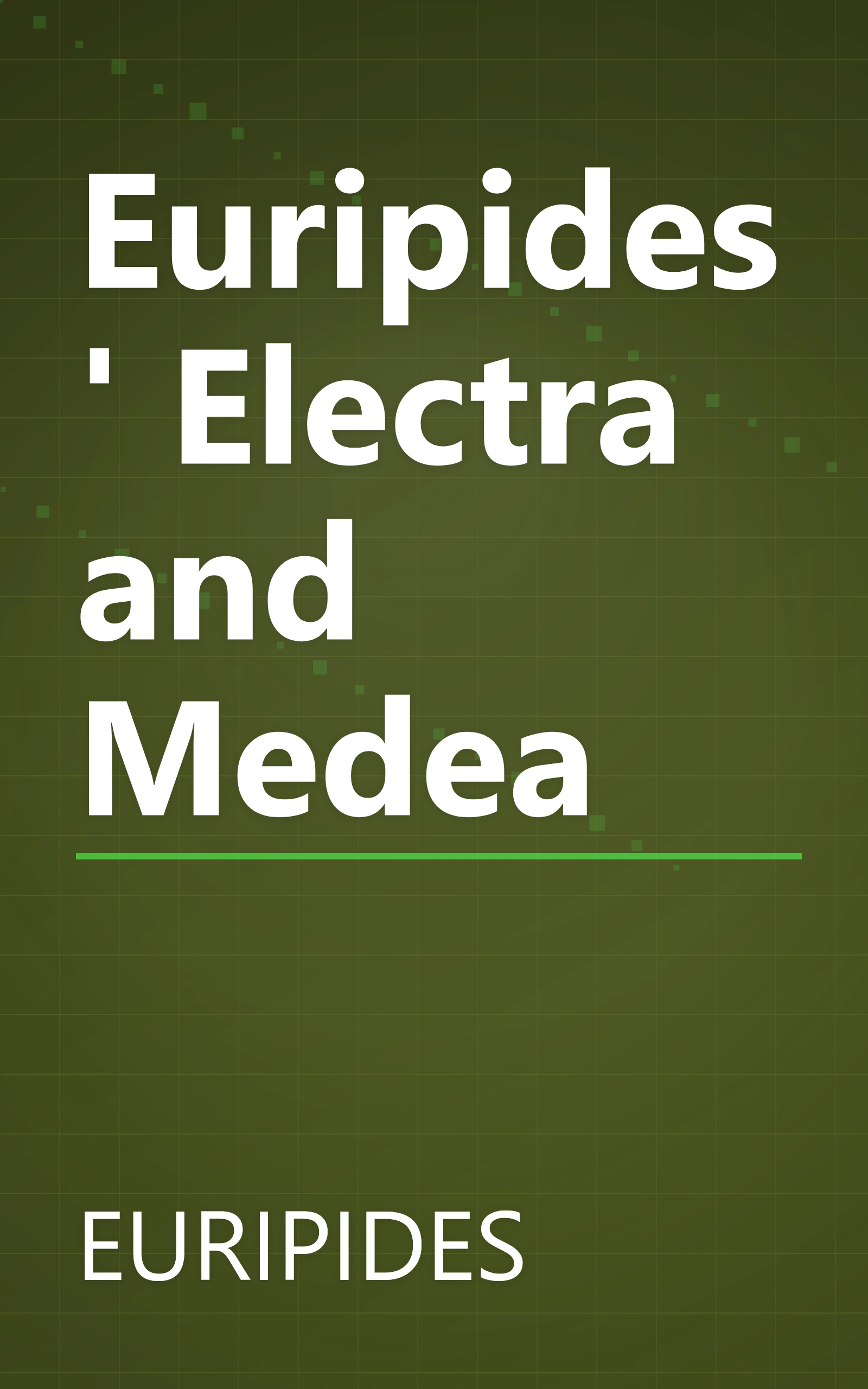 Euripides' Electra and Medea book cover