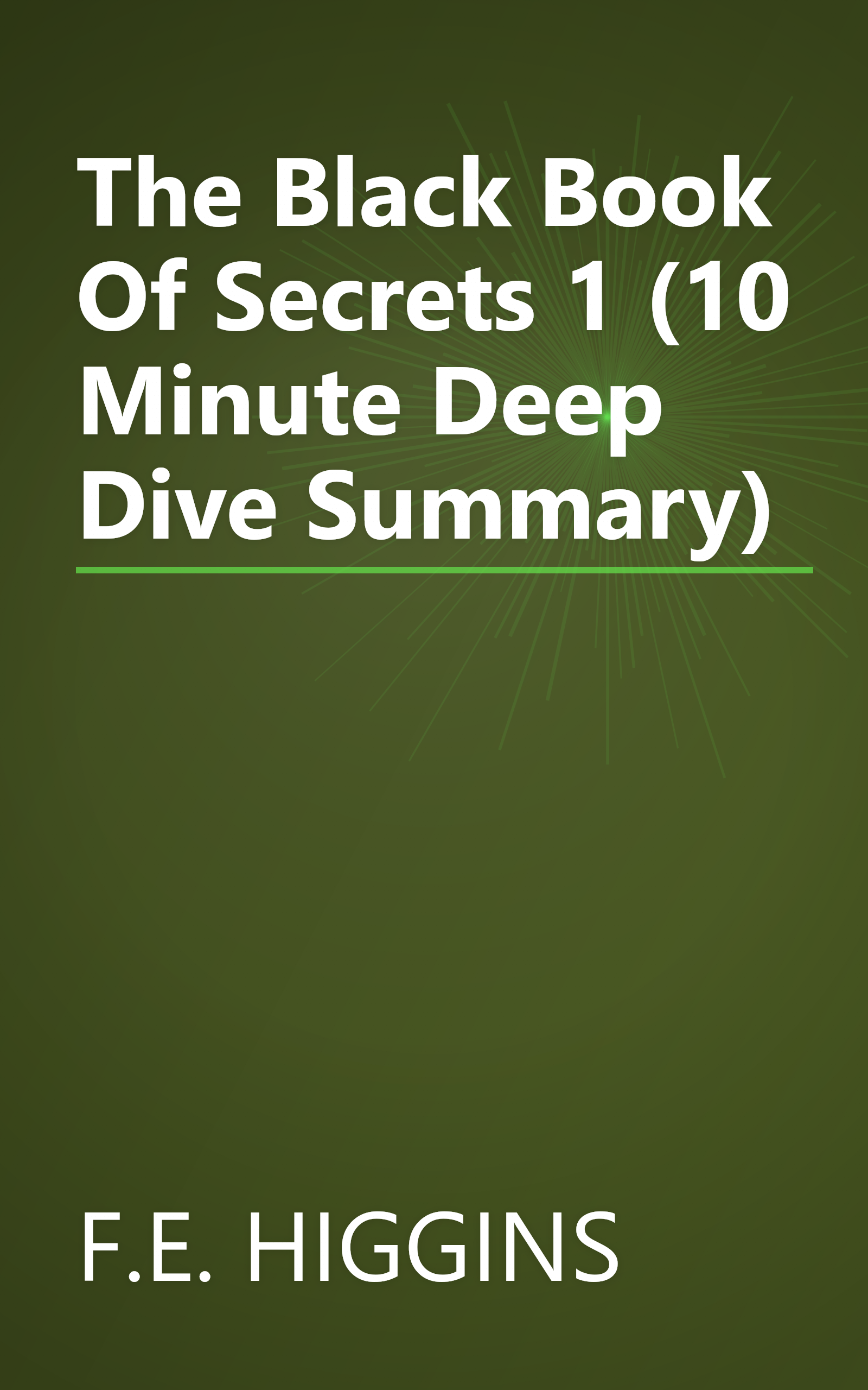 The Black Book Of Secrets 1 (10 Minute   Deep Dive Summary) book cover