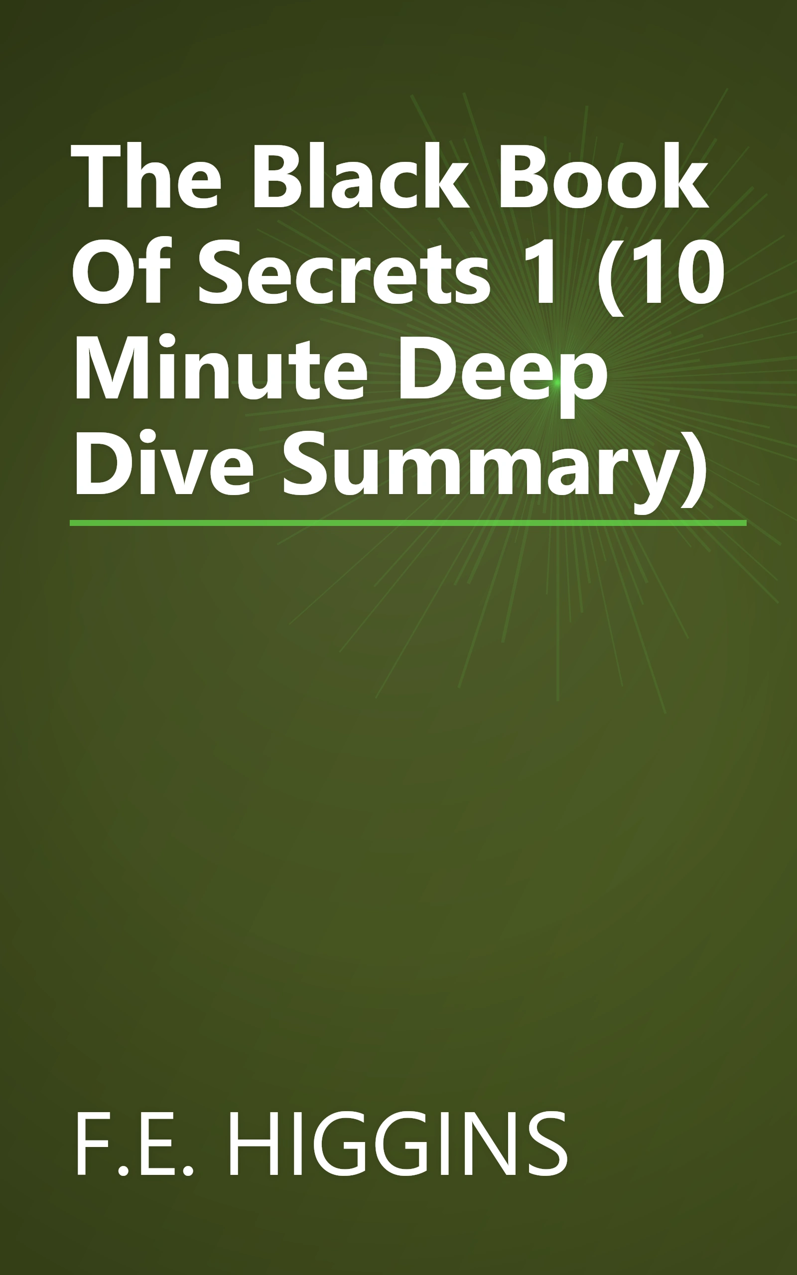 The Black Book Of Secrets 1 (10 Minute   Deep Dive Summary) book cover