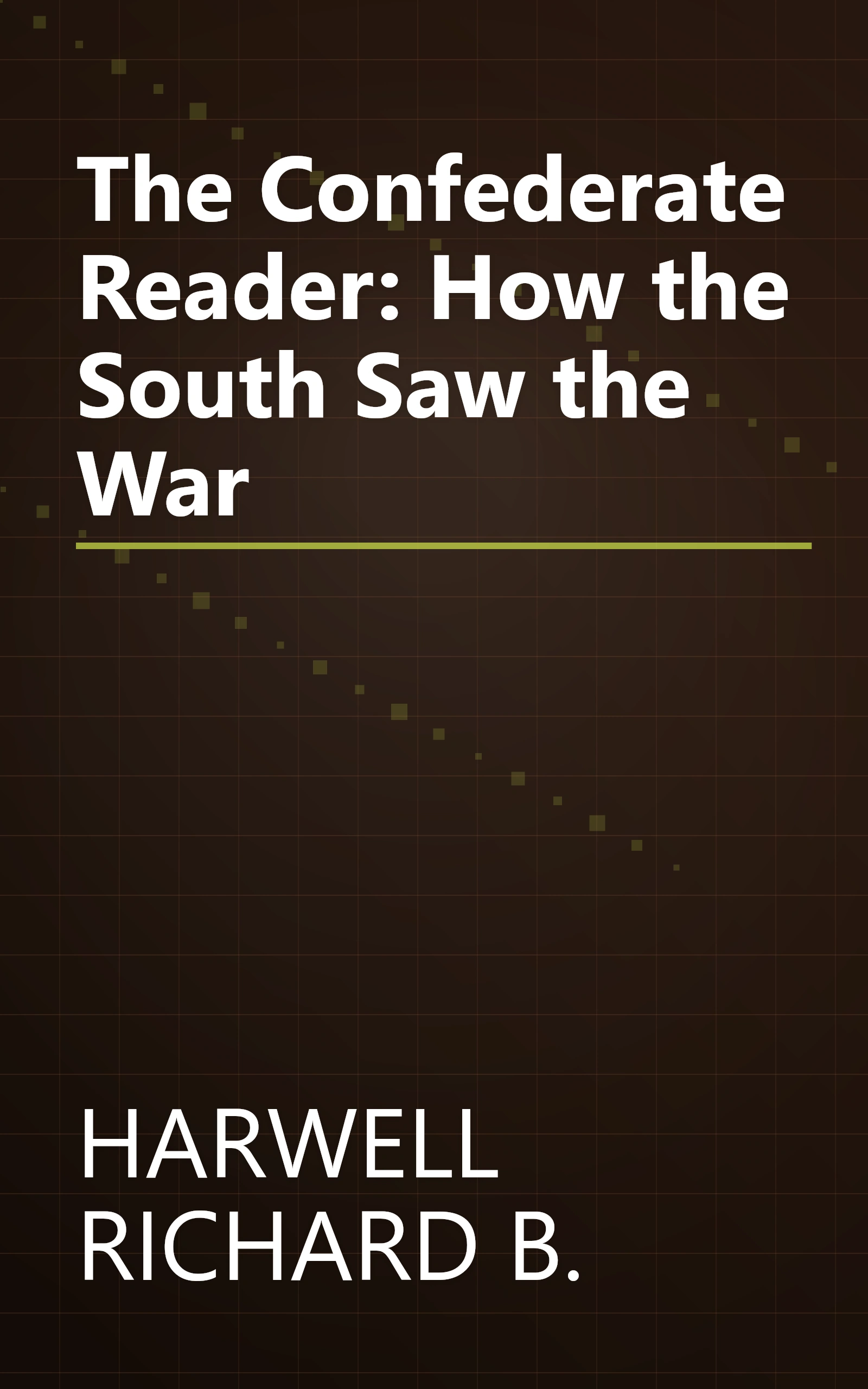 The Confederate Reader: How the South Saw the War book cover